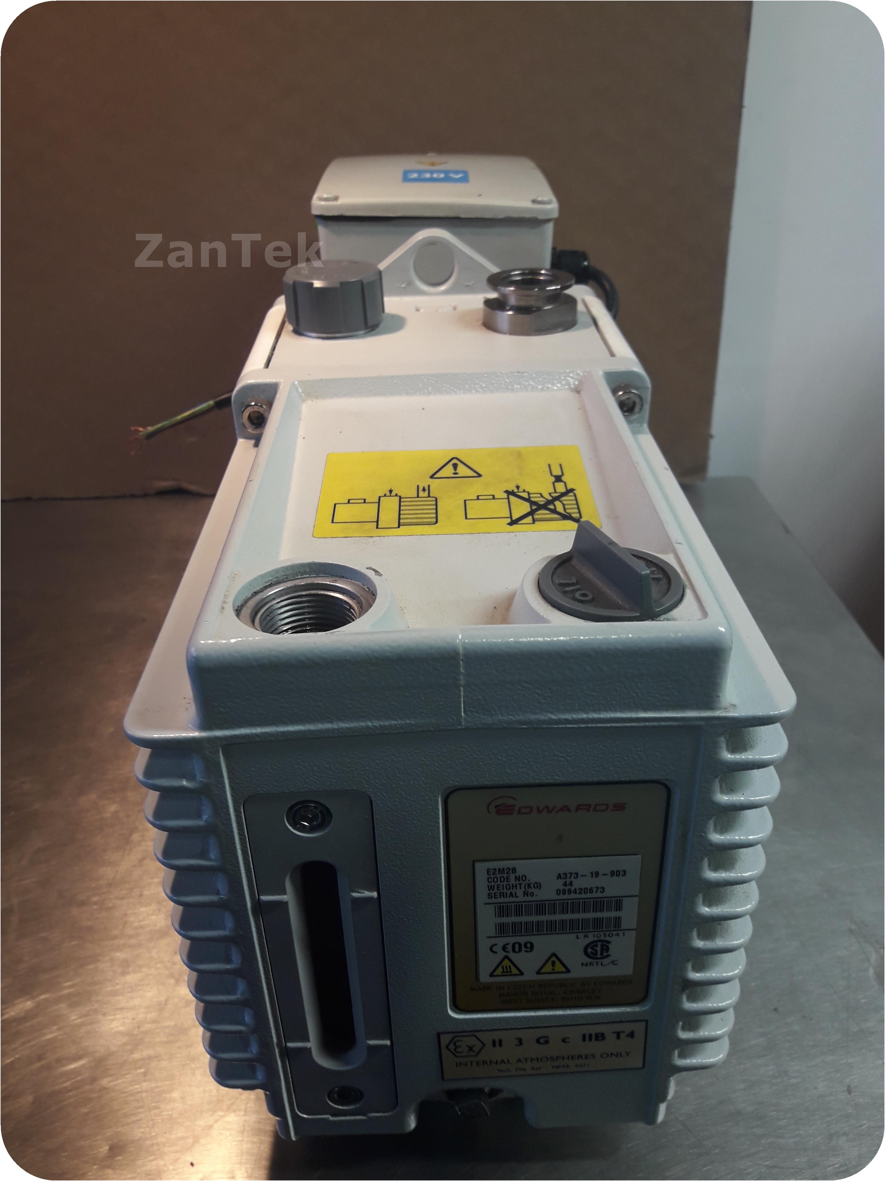 Zantek Medical - 242972-Edwards 28 E2M28 Dual Stage Vacuum Pump