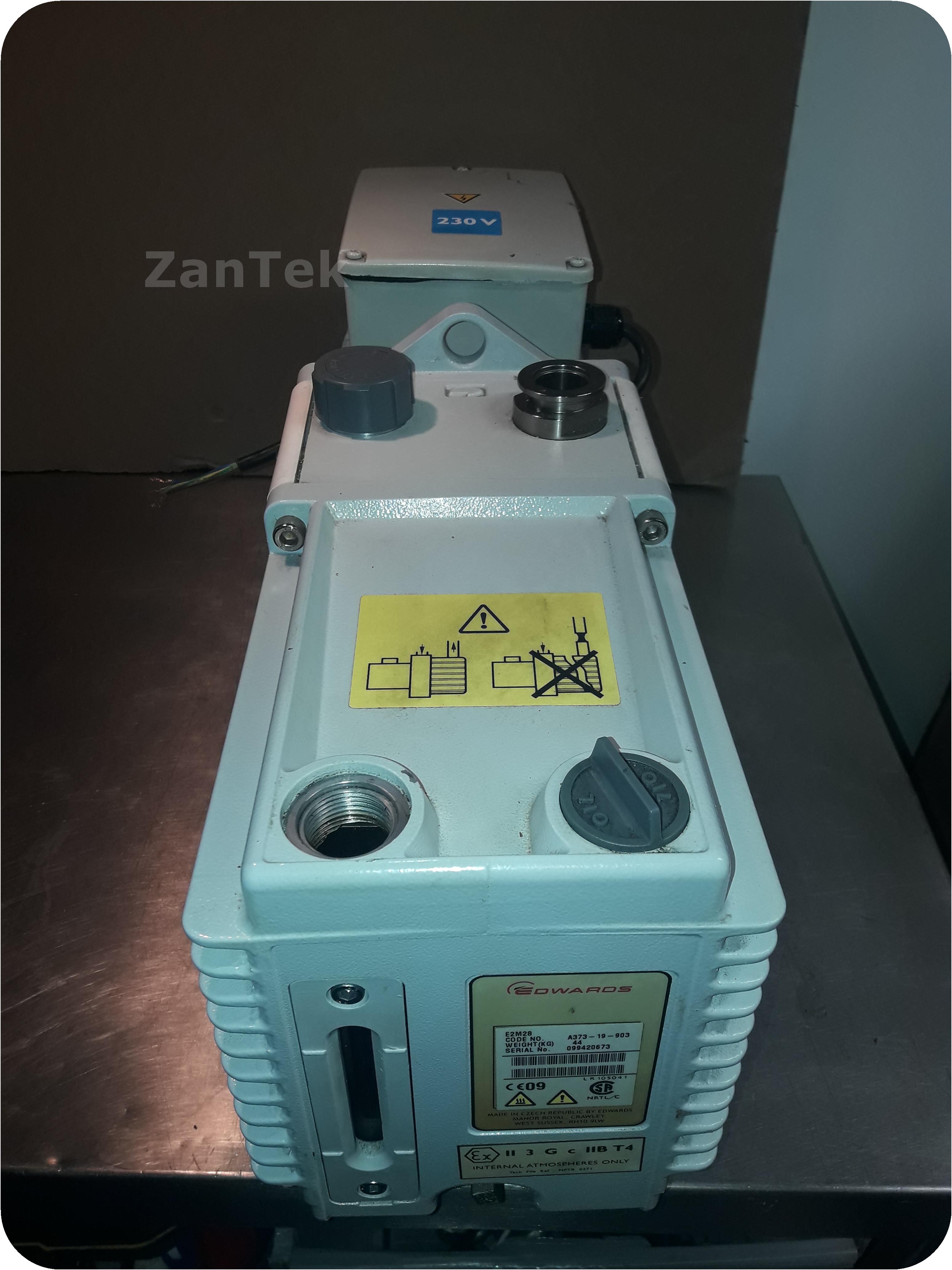 Zantek Medical - 242972-Edwards 28 E2M28 Dual Stage Vacuum Pump
