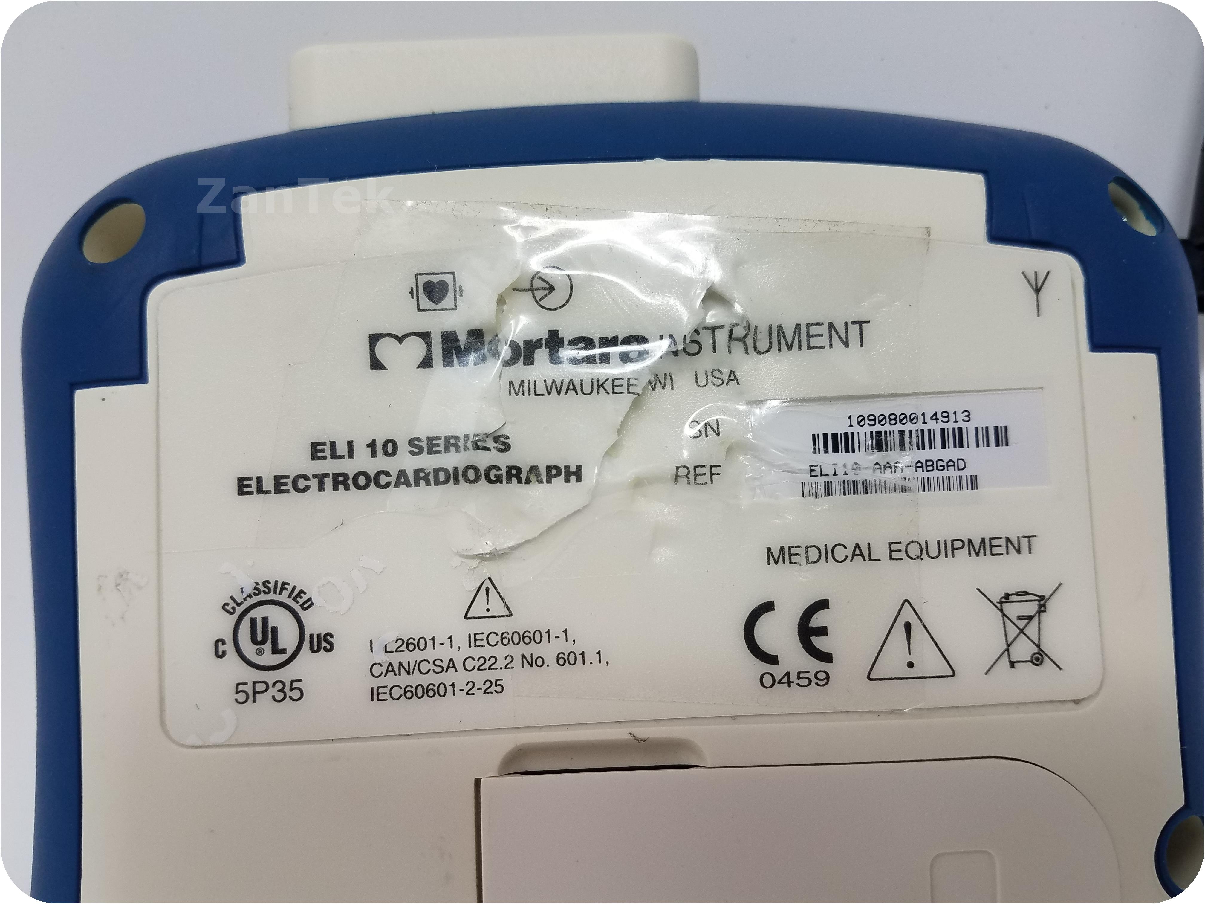 Zantek Medical - 253657-Mortara ELI 10 Series Electrocardiograph ...