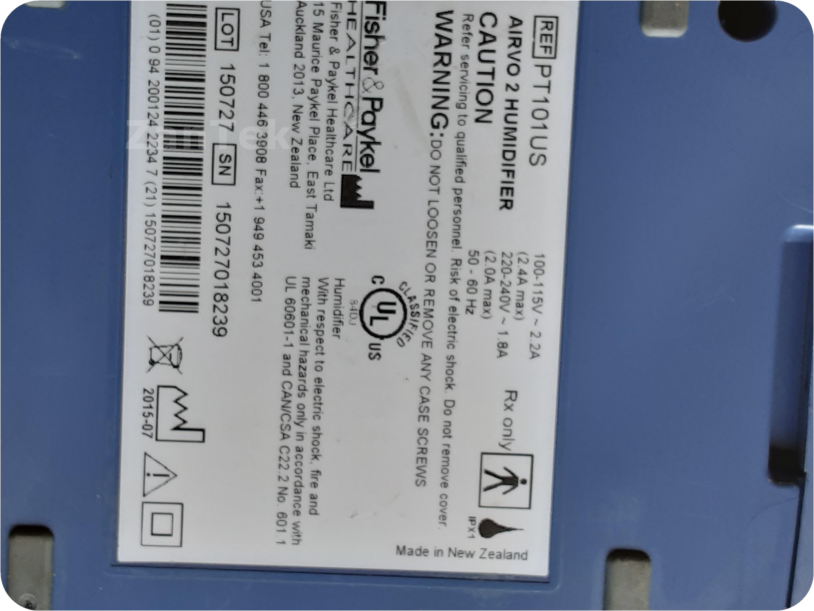 Zantek Medical - 266349-Fisher & Paykel Airvo 2 PT101US Humidifier Heater