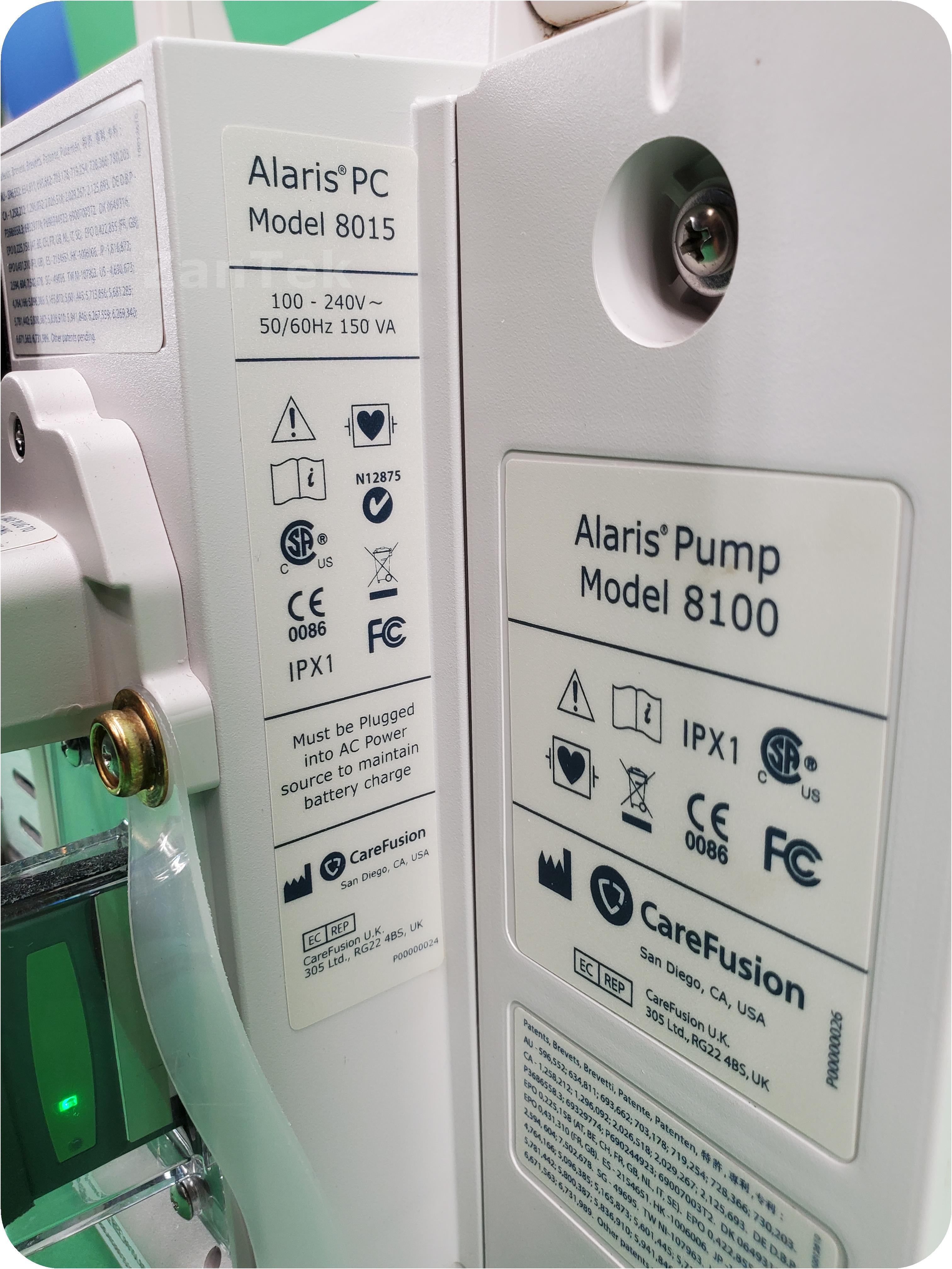 Zantek Medical - 274642-Alaris Medley Infusion Pump Combo- LS 8015 PC ...