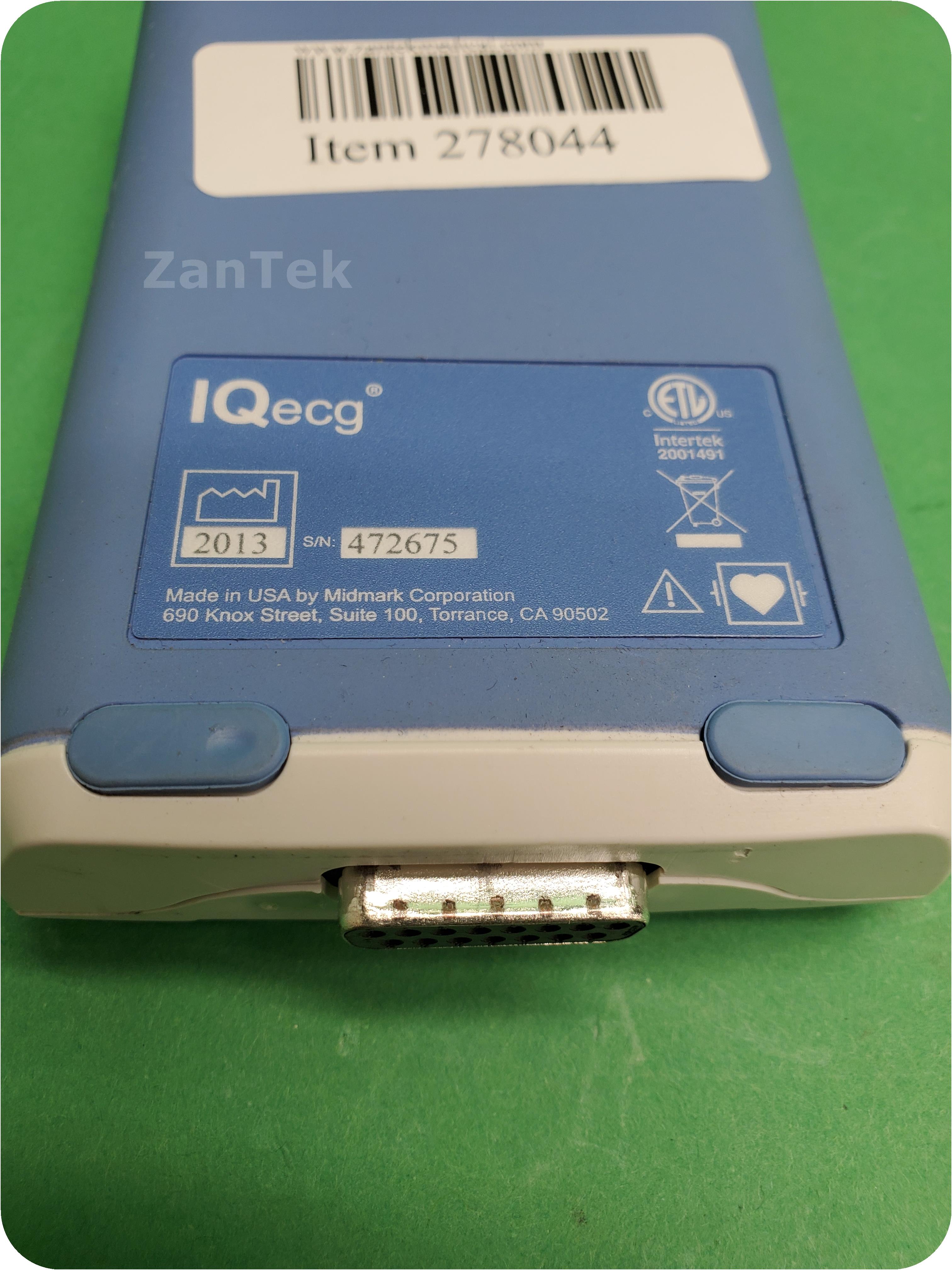 Zantek Medical - 278044-Midmark IQecg Digital ECG EKG Machine