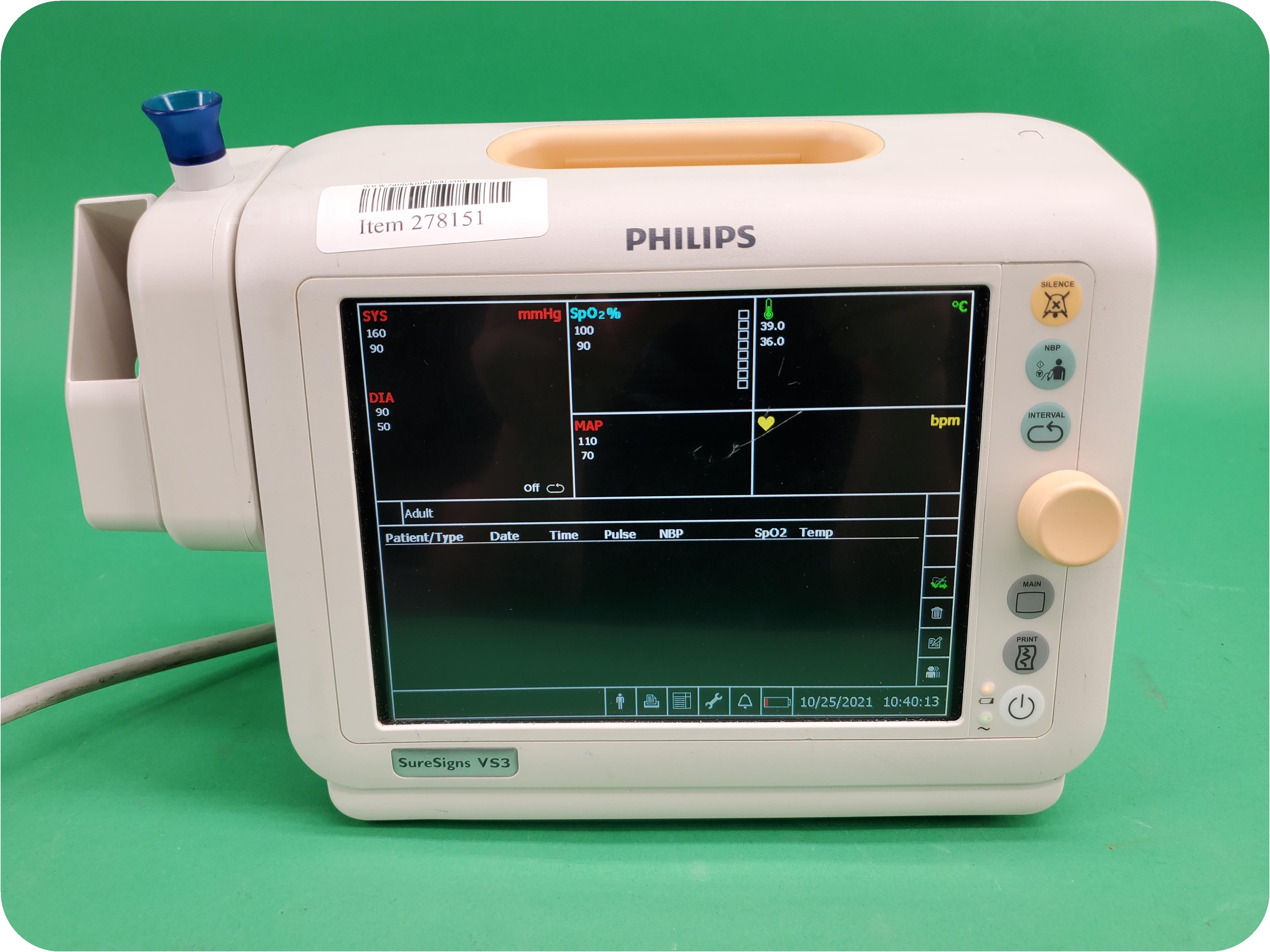 Zantek Medical - 278151-Philips Suresigns VS3 Vital Signs Monitor