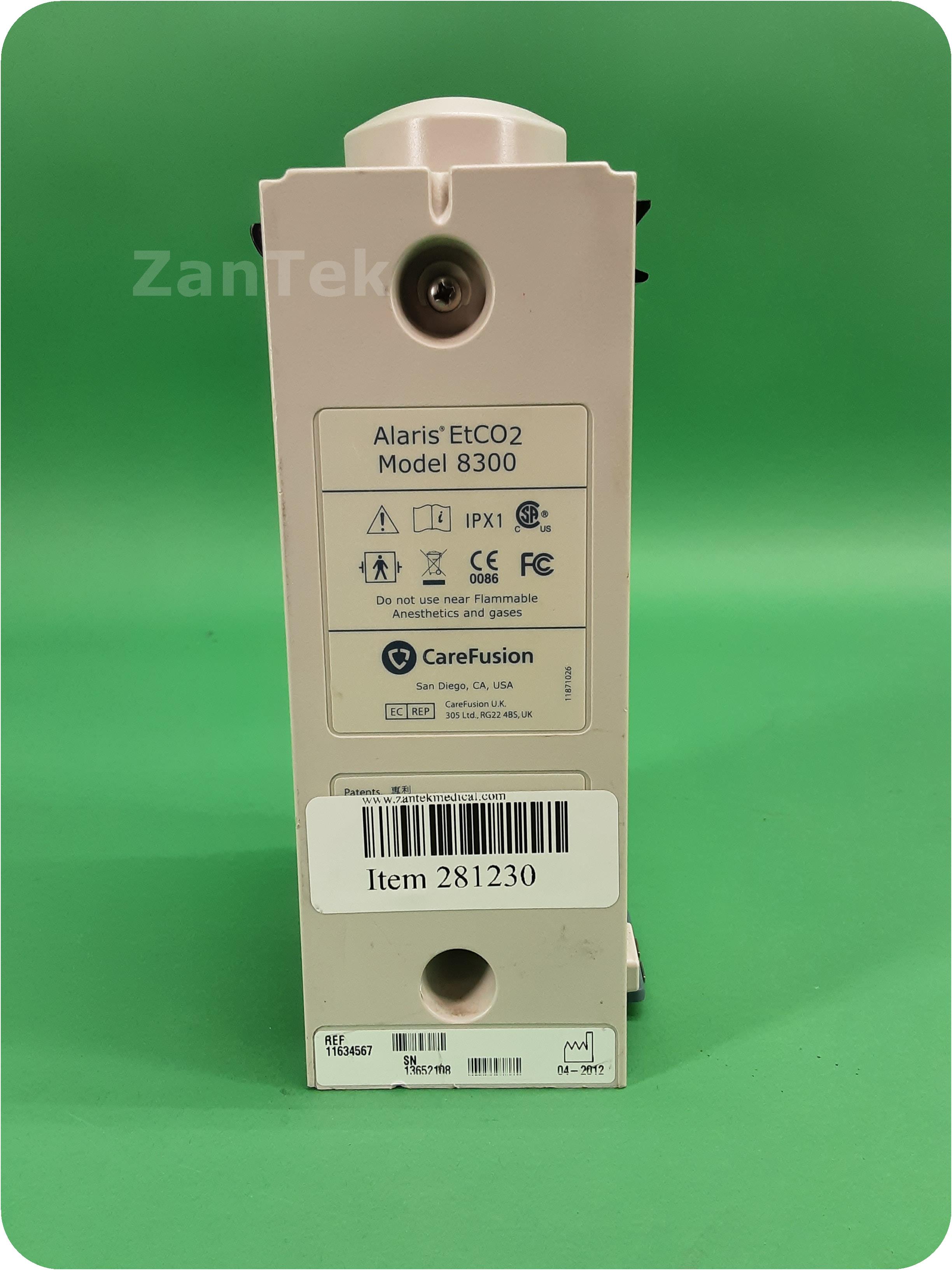 Zantek Medical - 281230-CareFusion Alaris 8300 etCO2 Pump Module