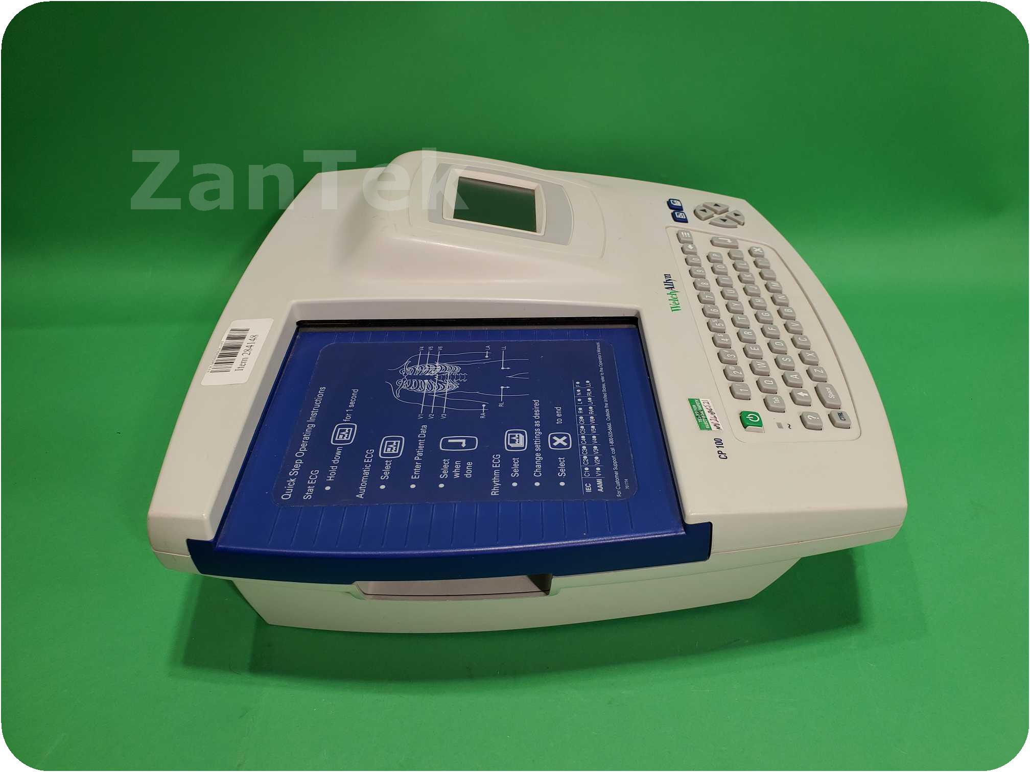 Zantek Medical - 284148-Welch Allyn CP100 Resting EKG ECG System