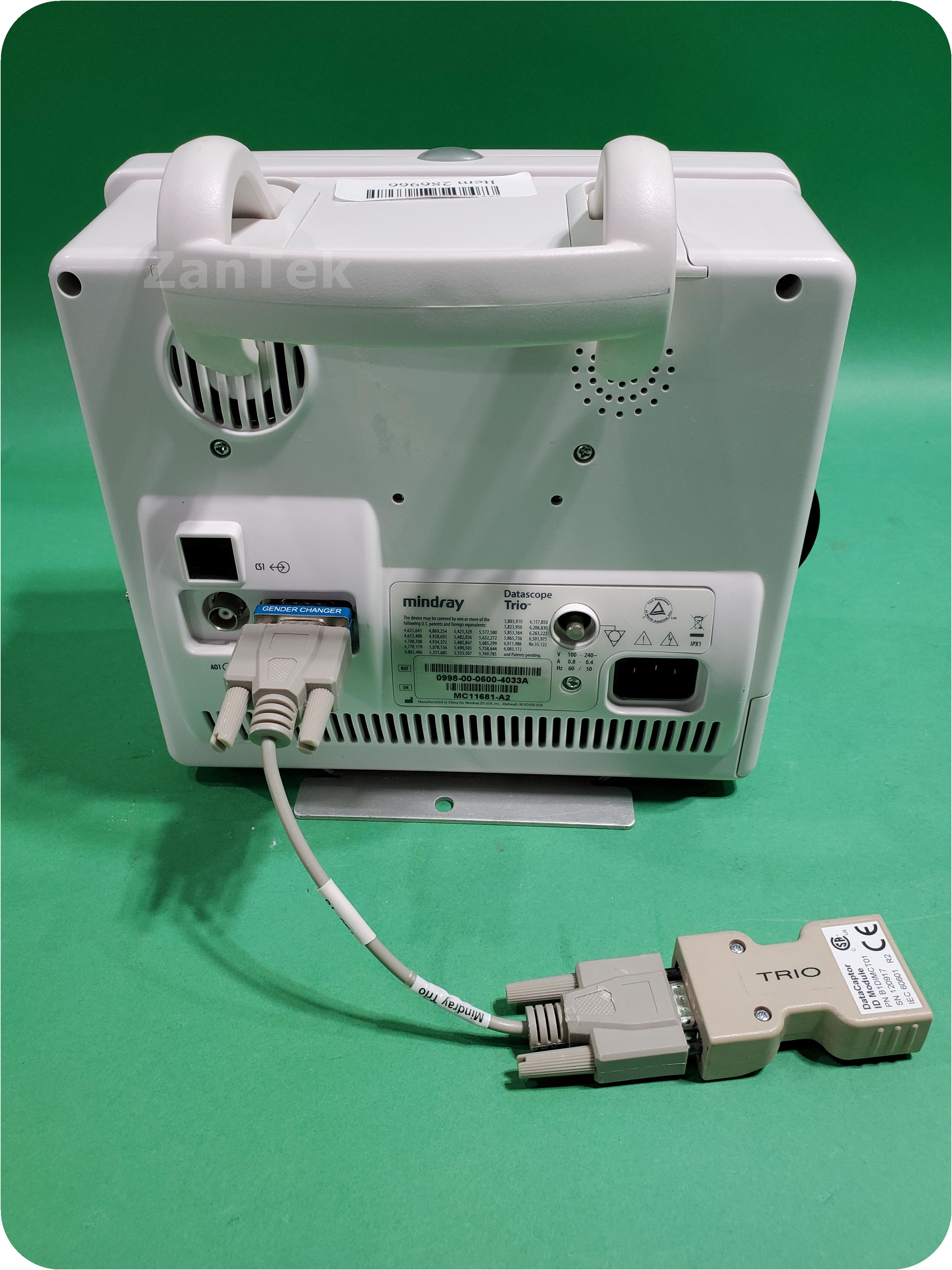 Zantek Medical - 286966-Mindray Datascope Trio Color Patient Monitor