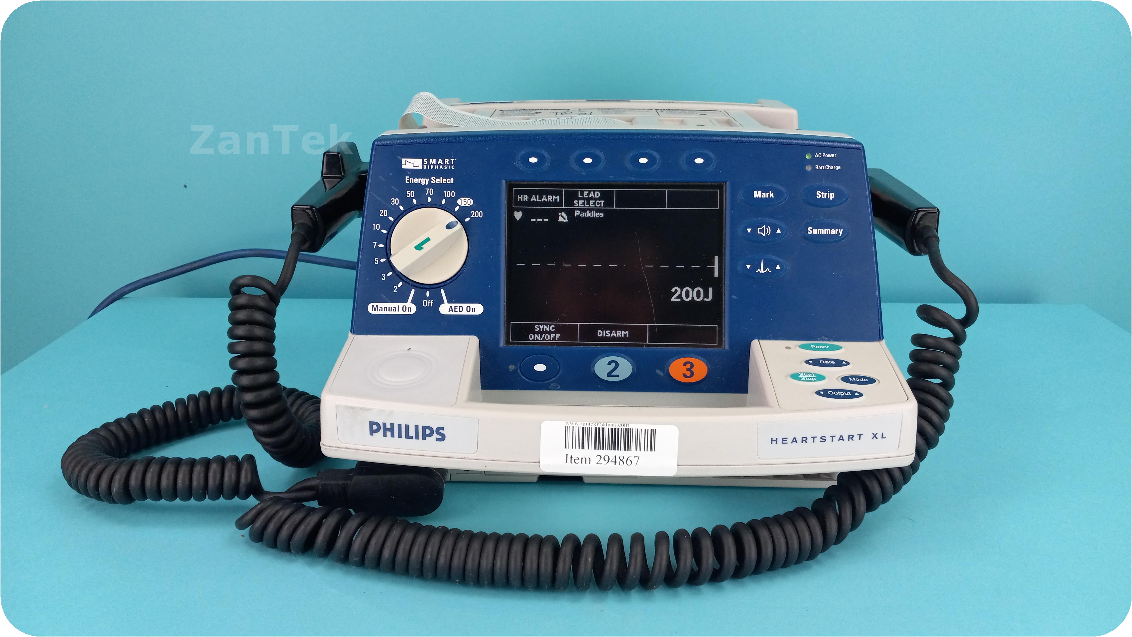 Zantek Medical - 294867-Philips HeartStart M4735A XL AED Defibrillator
