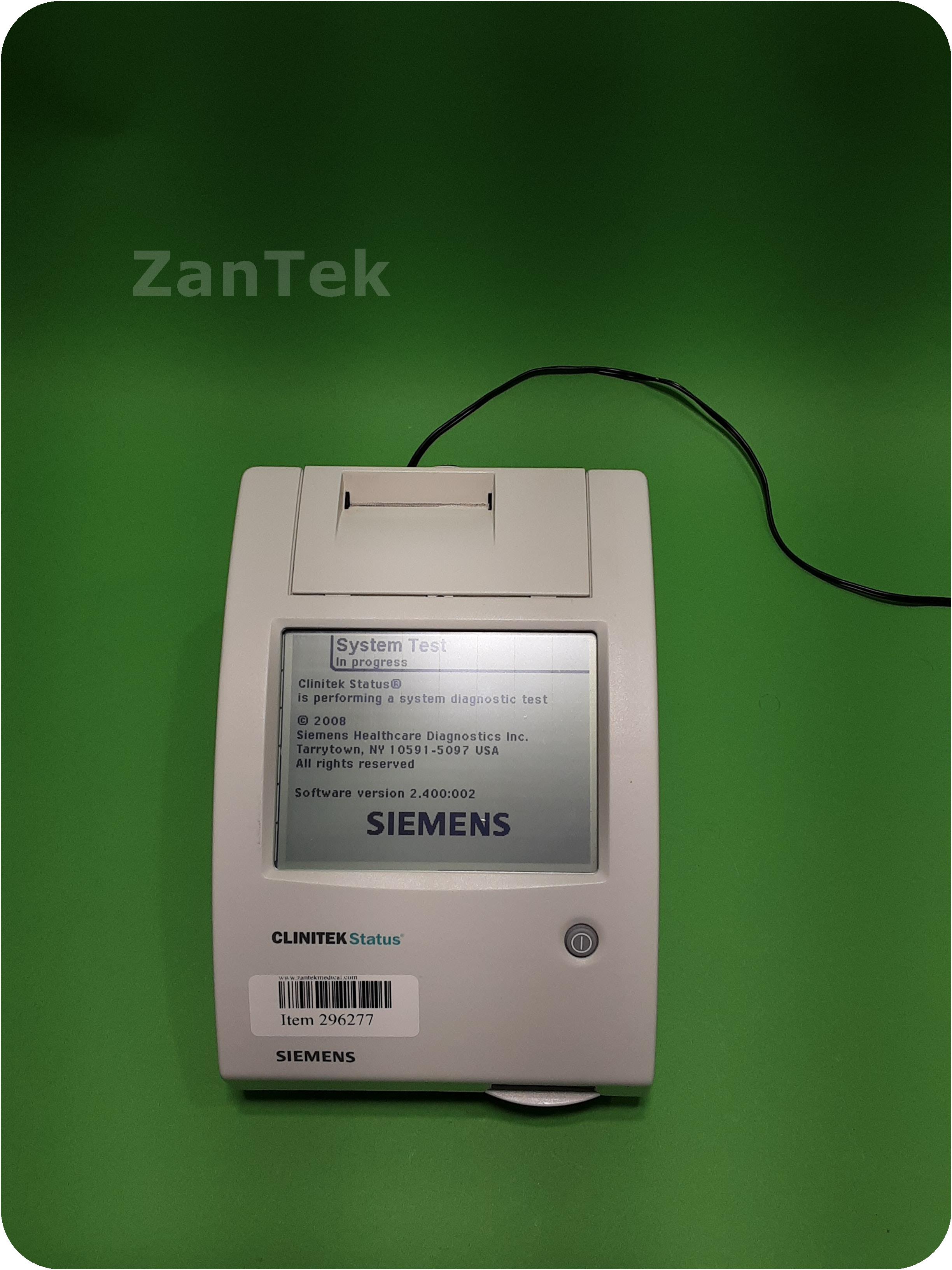 Zantek Medical - 296277-Siemens CLINITEK Status + PLUS Urine Analyzer