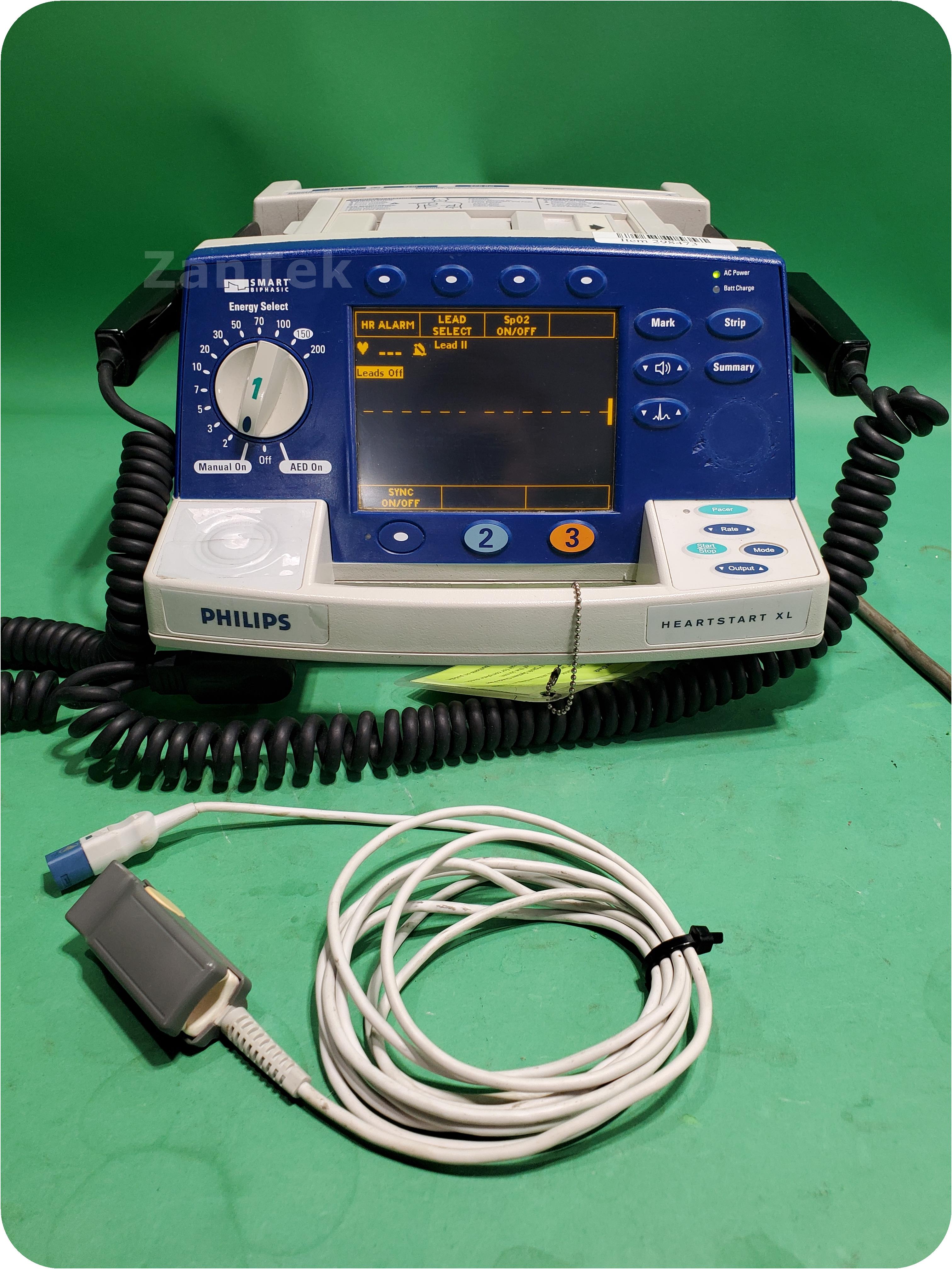 Zantek Medical - 298473-Philips Heartstream M4735A XL AED Defibrillator