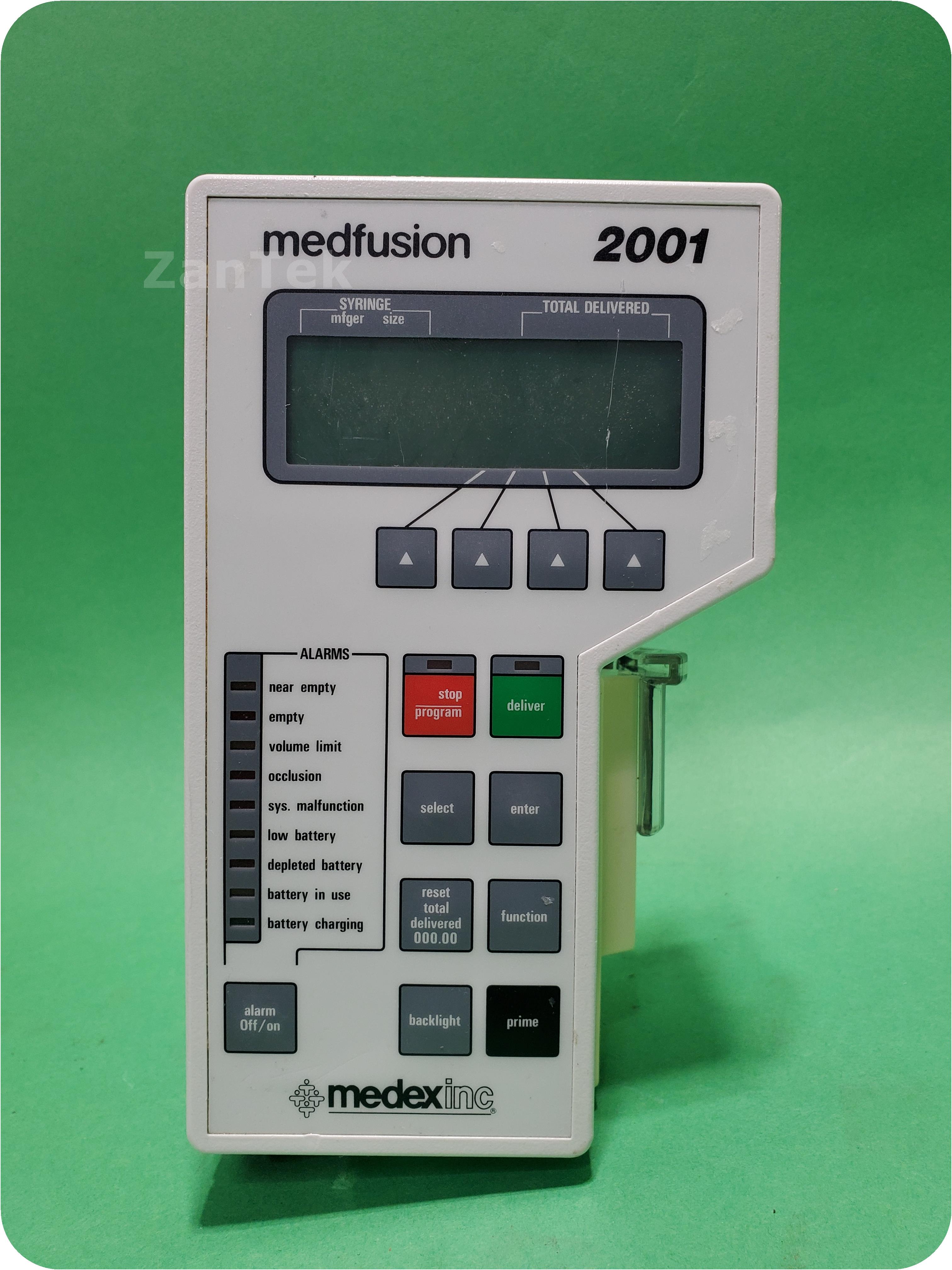 Zantek Medical - 302400-Medex Medfusion 2001 Syringe Infusion Pump