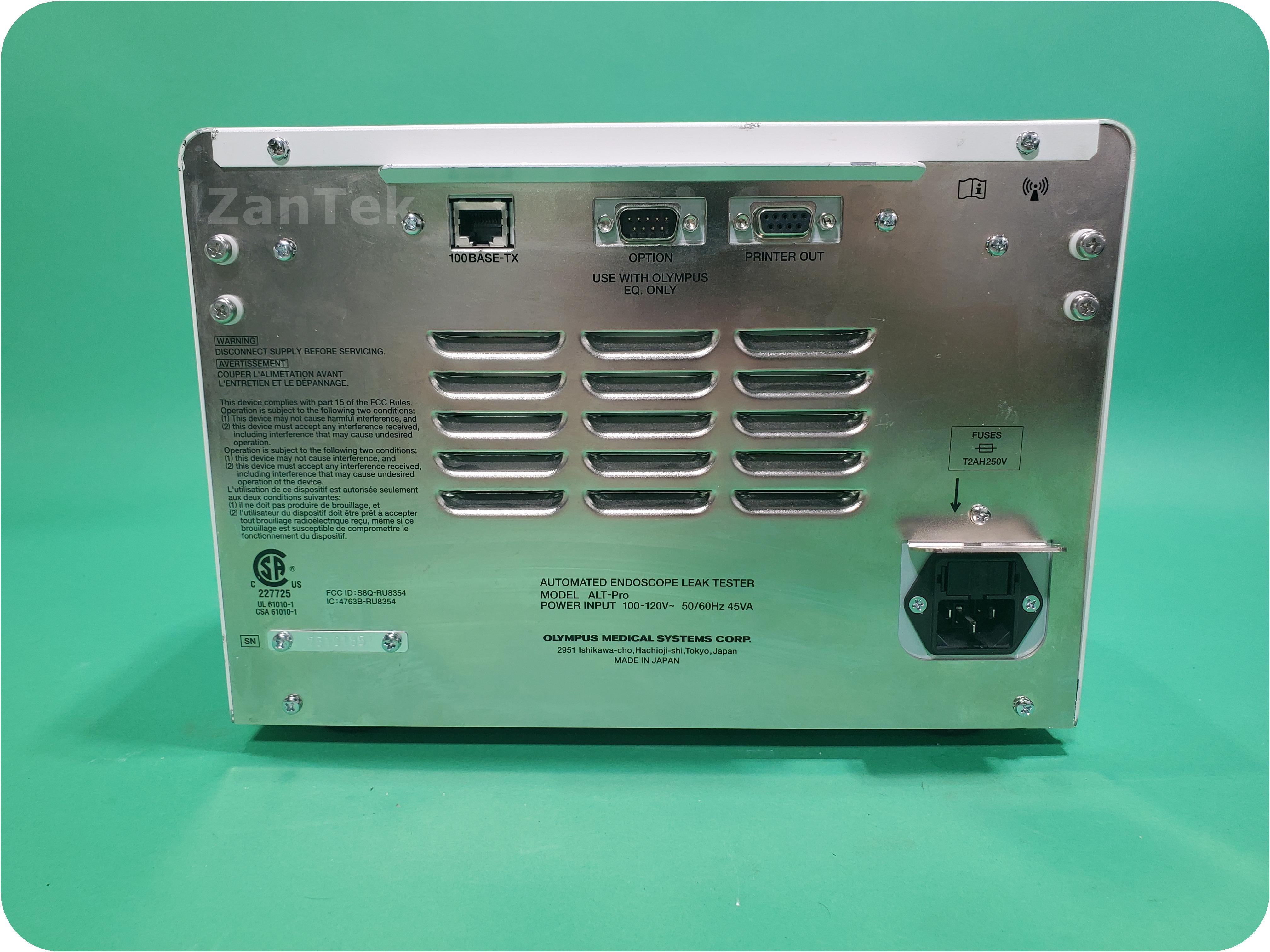 Zantek Medical - 302554-Olympus ALT-Pro Automated Endo Leak Tester