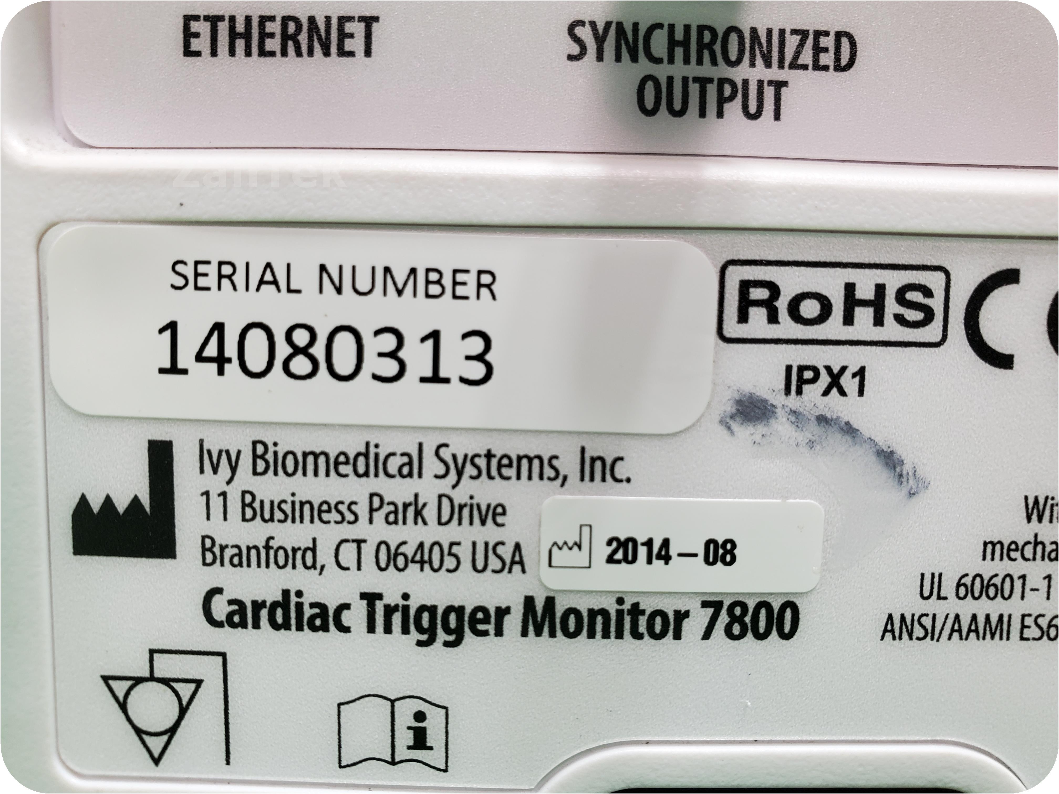 Zantek Medical - 305426-IVY Biomedical 7800 Cardiac Trigger Monitor