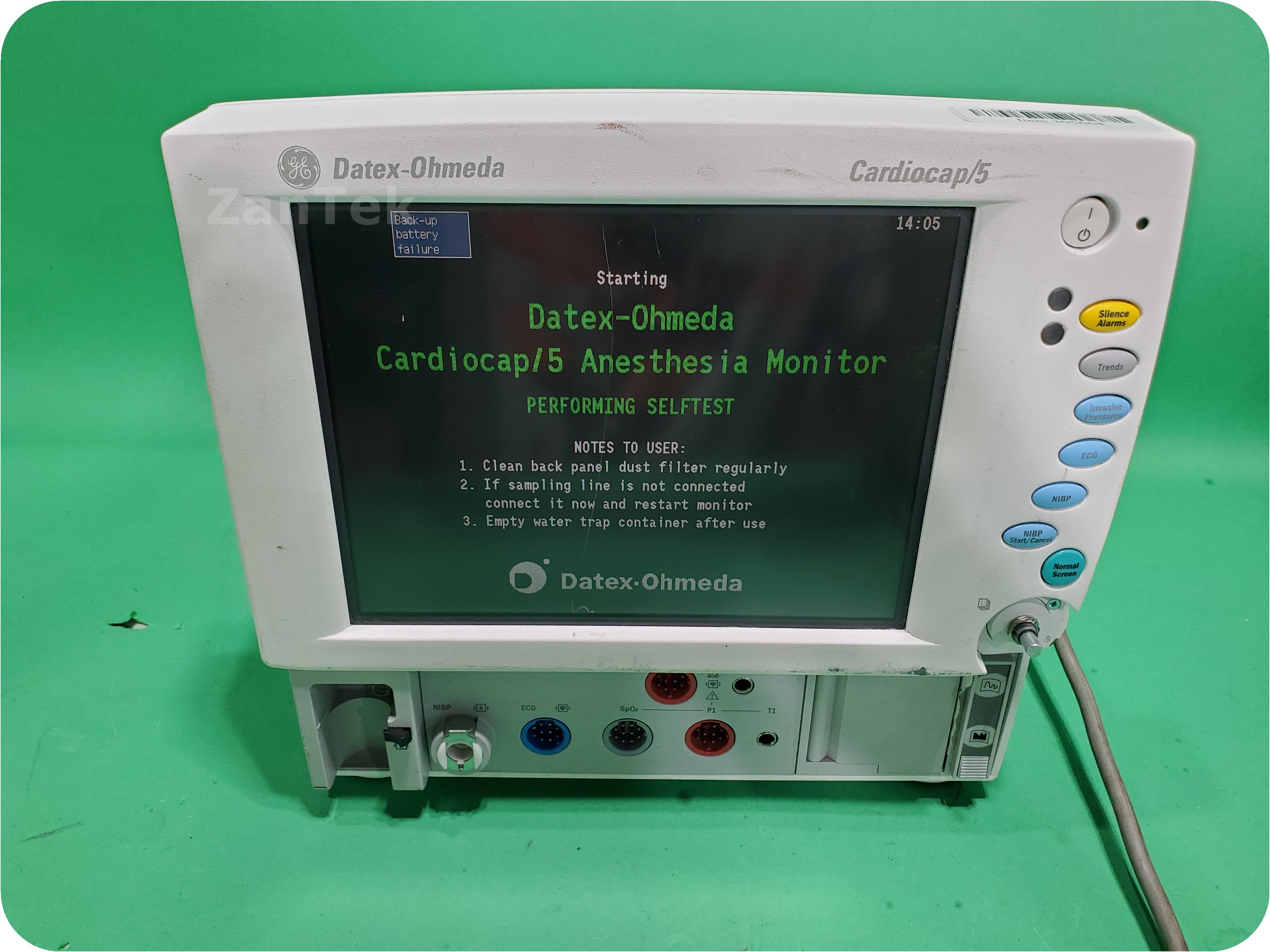 Zantek Medical - 305664-GE Datex Ohmeda Cardiocap 5 Patient Monitor