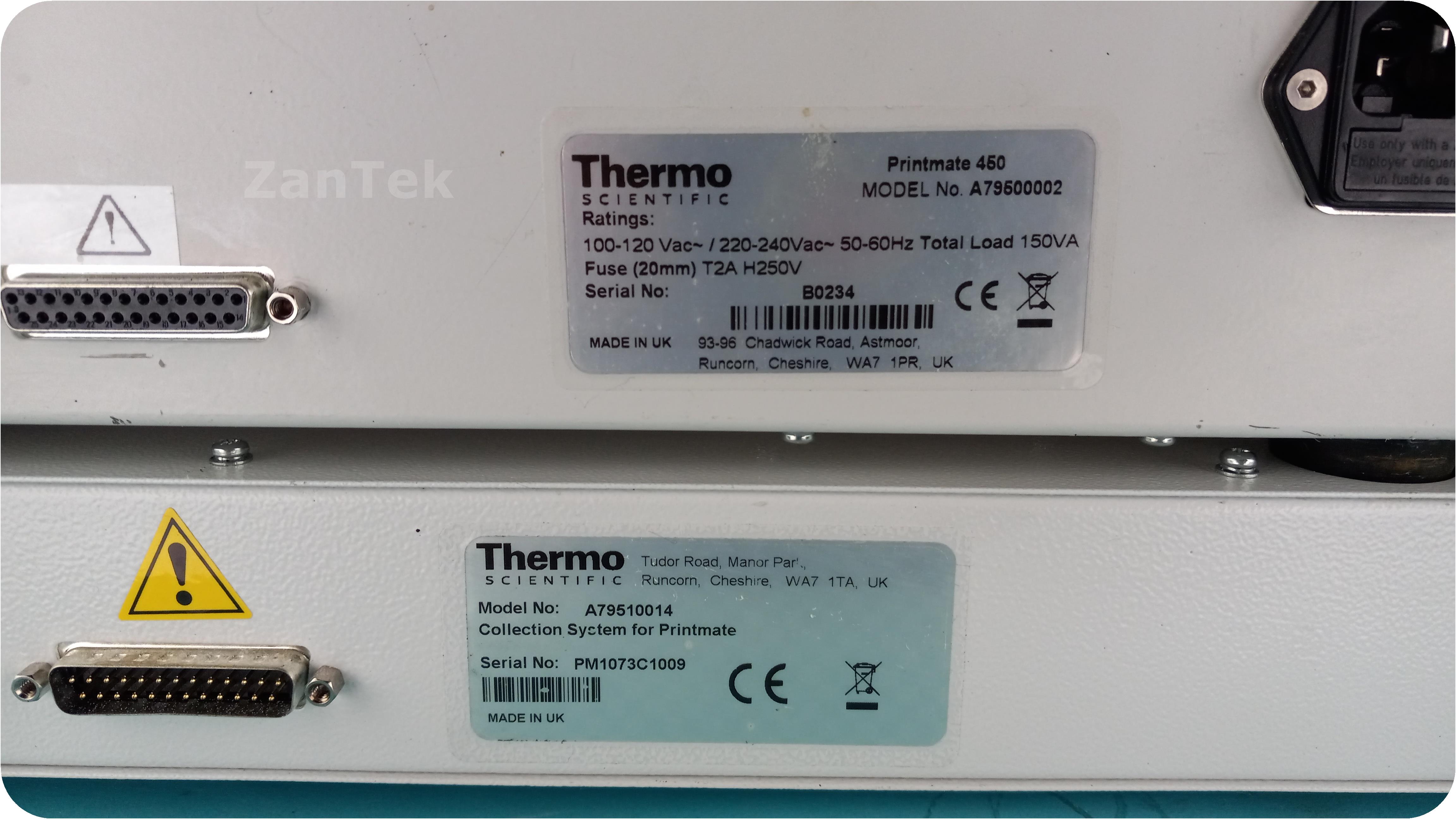 Zantek Medical - 308037-Thermo Scientific Printmate 450 Cassette Printer