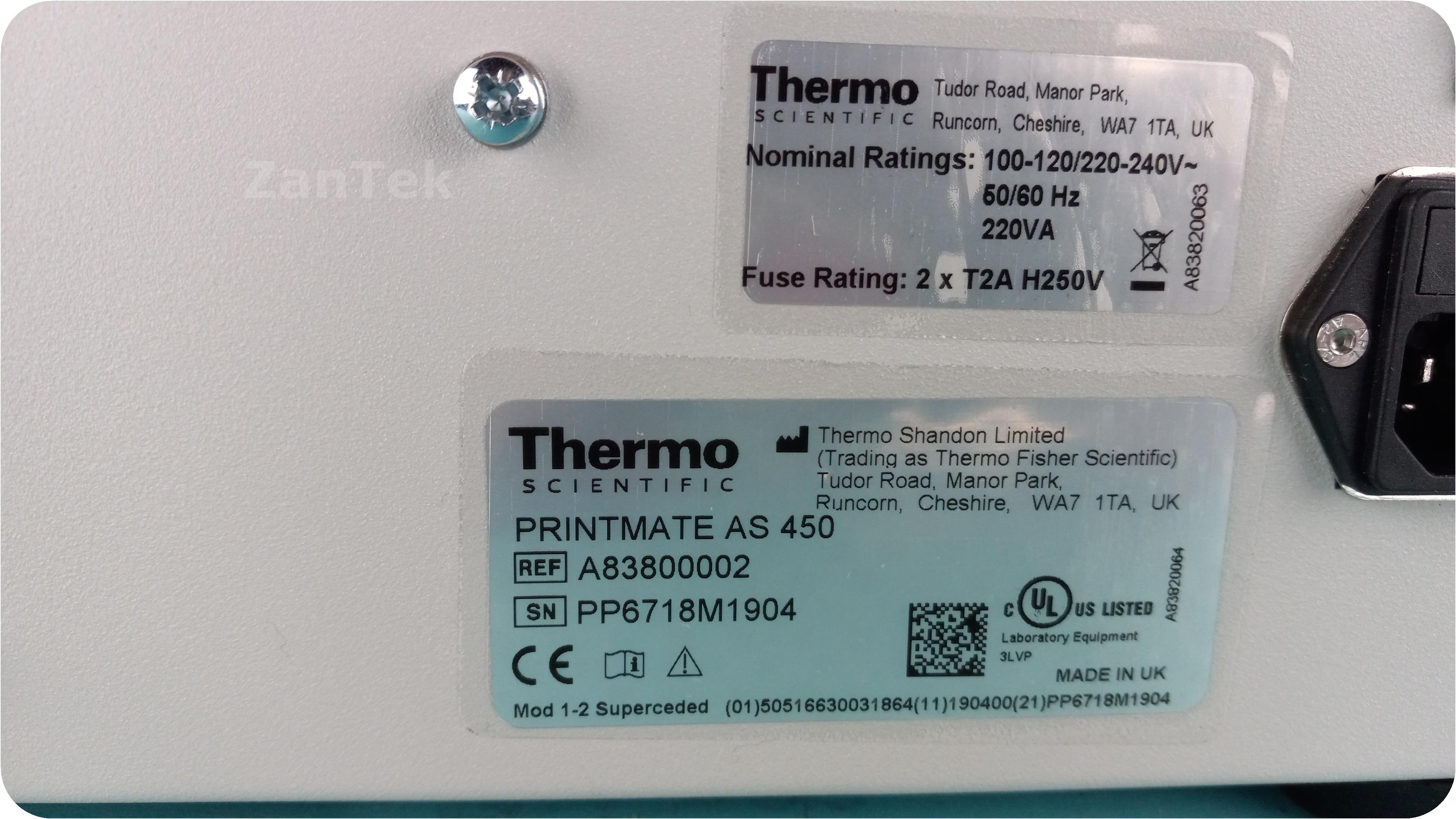 Zantek Medical - 308038-Thermo Scientific Printmate AS 450 Cassette Printer