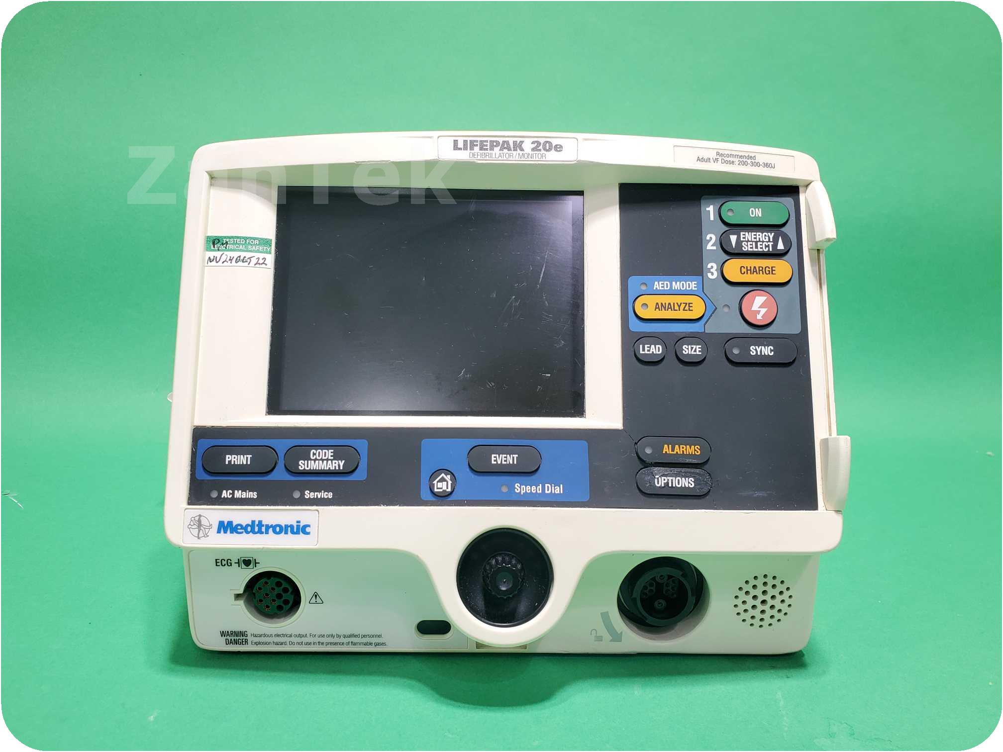 Zantek Medical - 308962-Medtronic Physio-Control LifePak 20e Defibrillator