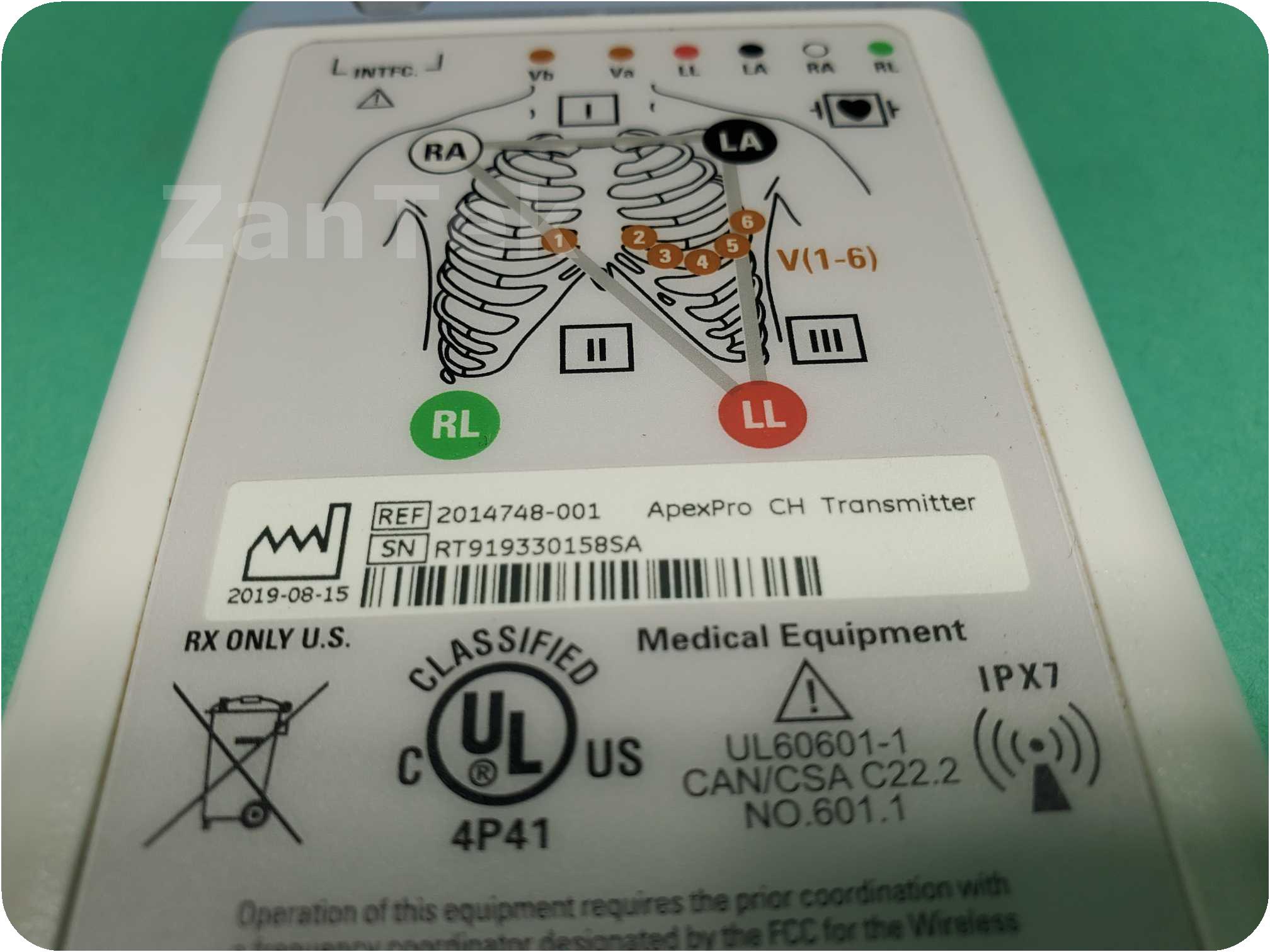 Zantek Medical - 311078-GE ApexPro CH Telemetry Transmitter