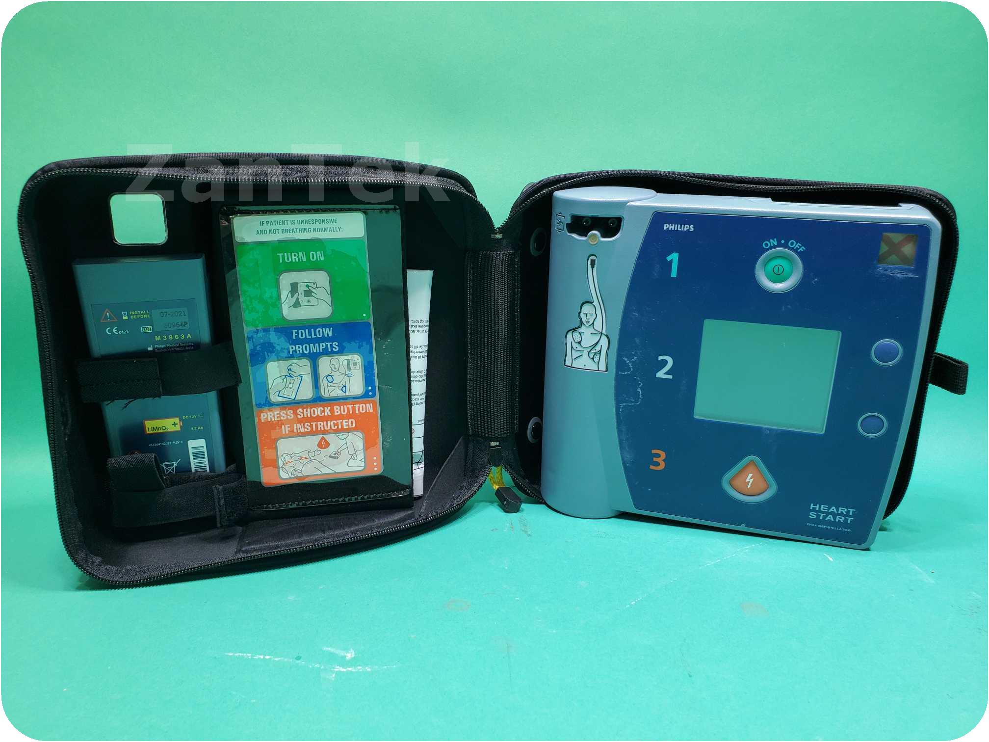 Zantek Medical - 311114-Philips HeartStart FR2+ M3860A AED Defibrillator