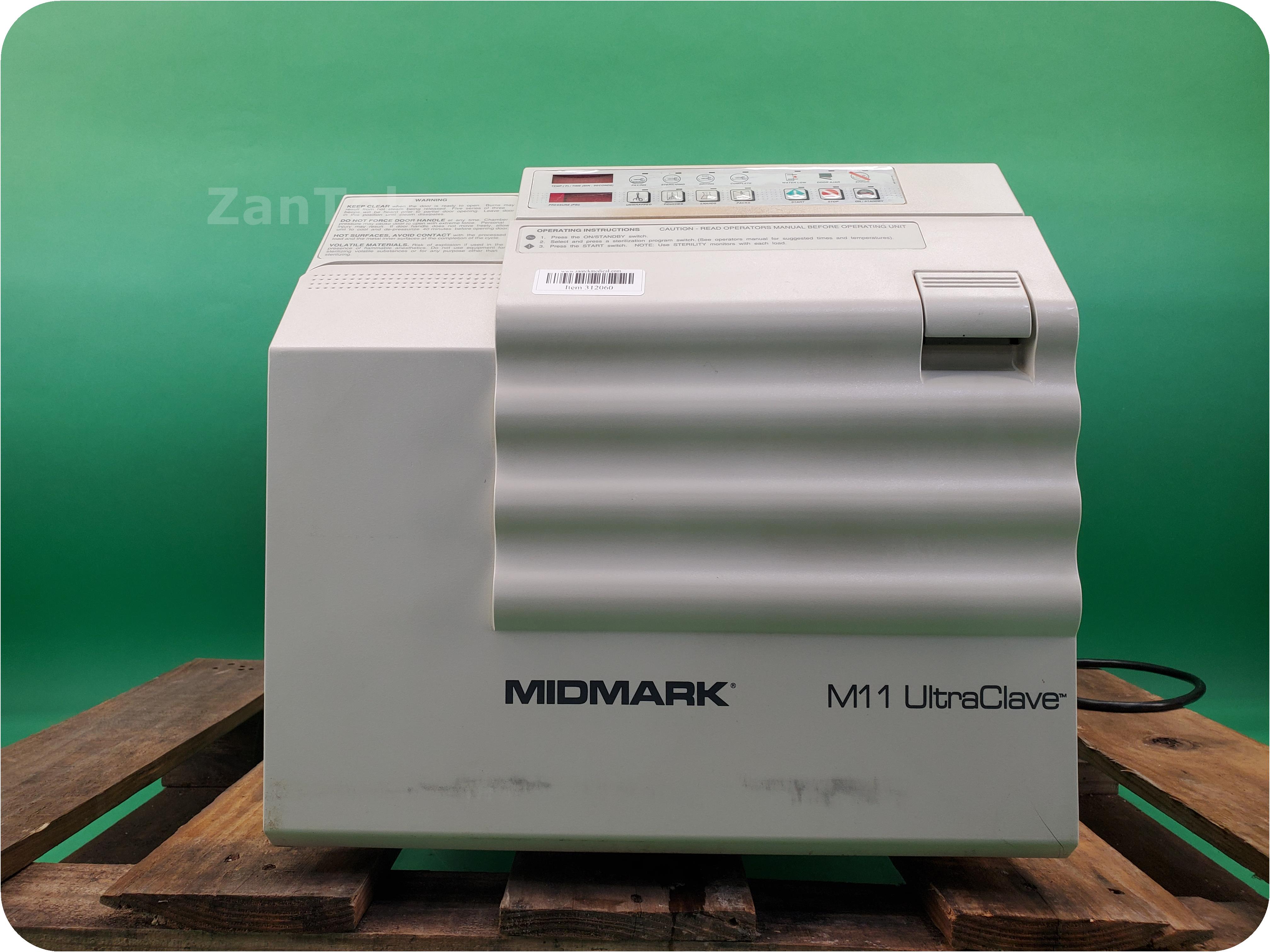Zantek Medical - 312060-Midmark Ritter M11-002 Ultraclave Autoclave ...