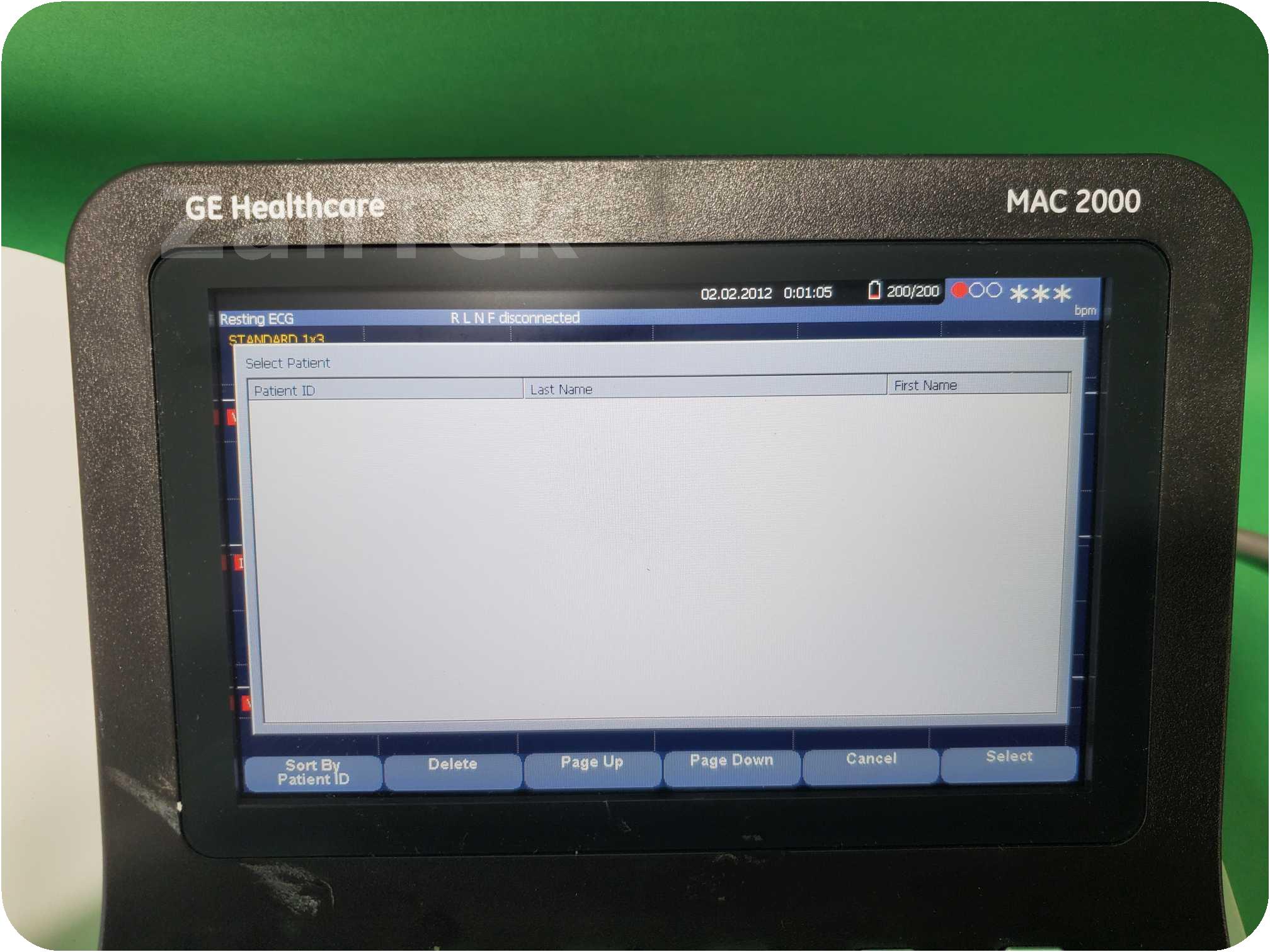 Zantek Medical - 312626-GE MAC 2000 Resting ECG Machine