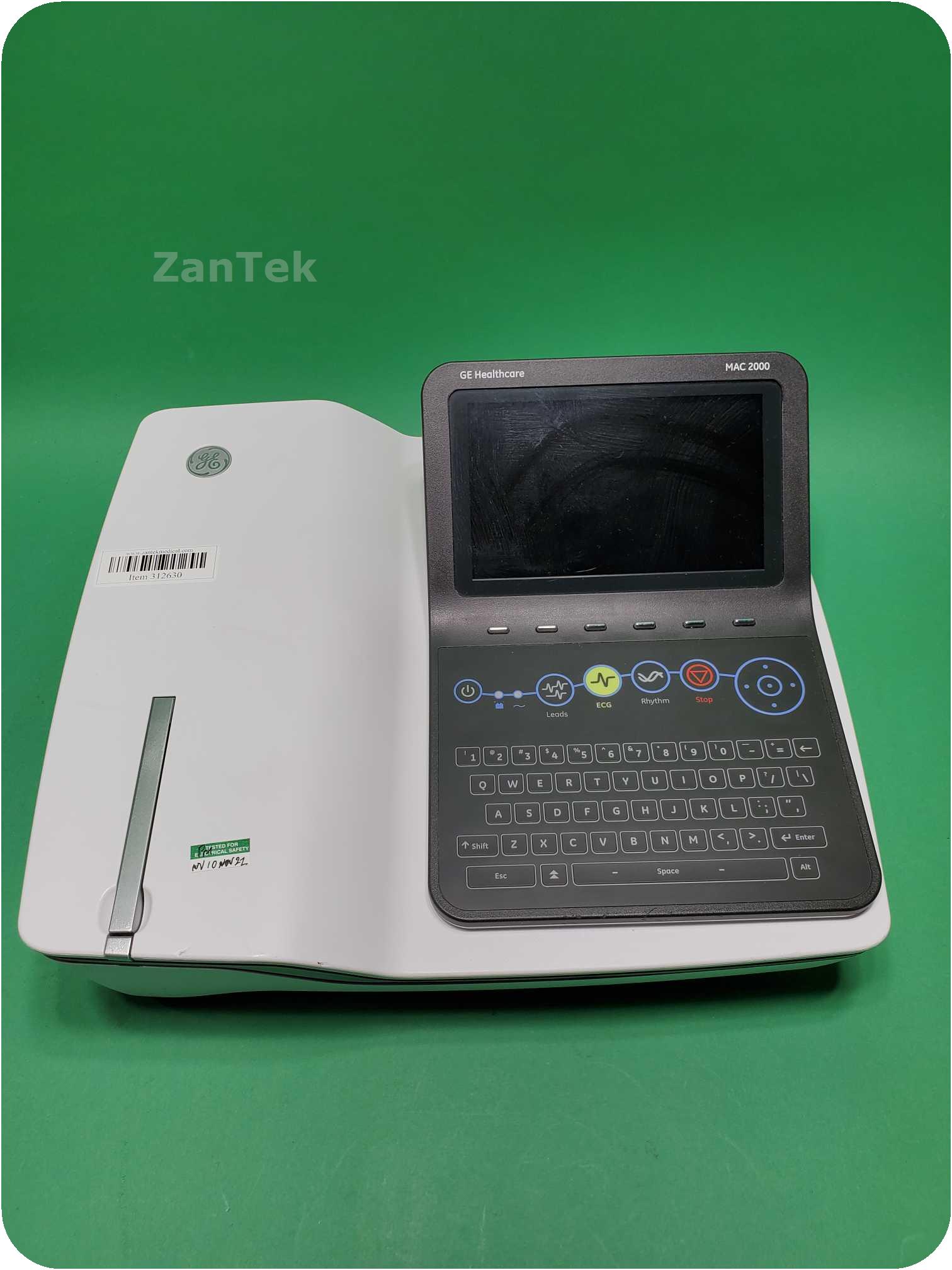 Zantek Medical - 312630-GE MAC 2000 12 Lead Resting EKG ECG System