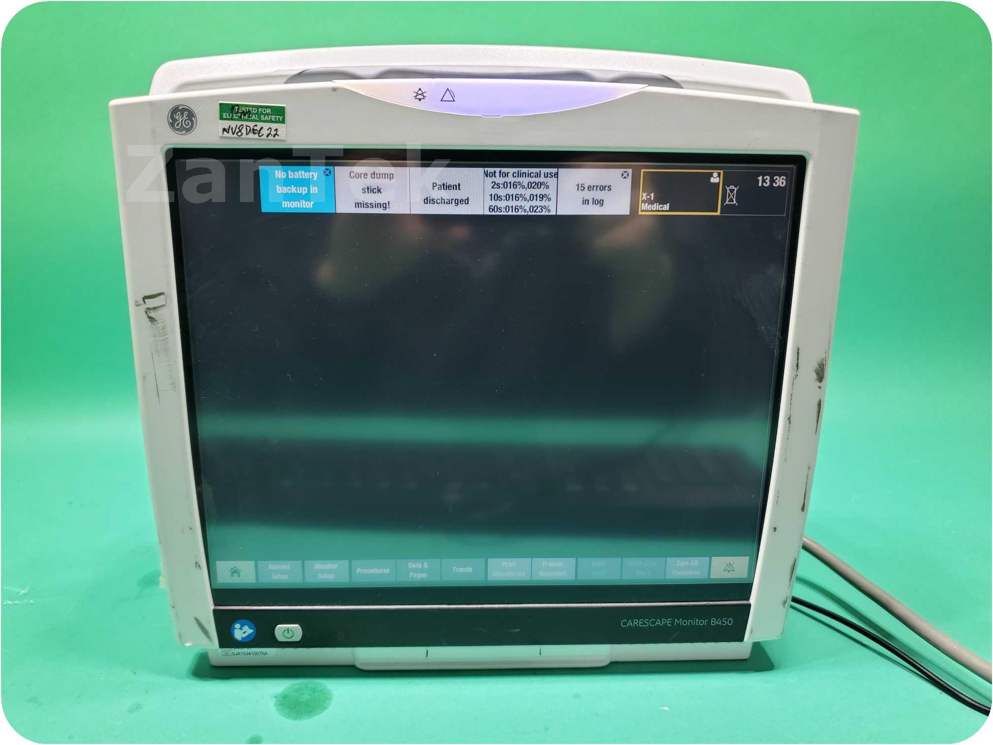 Zantek Medical - 313384-GE Carescape B450 Patient Monitor
