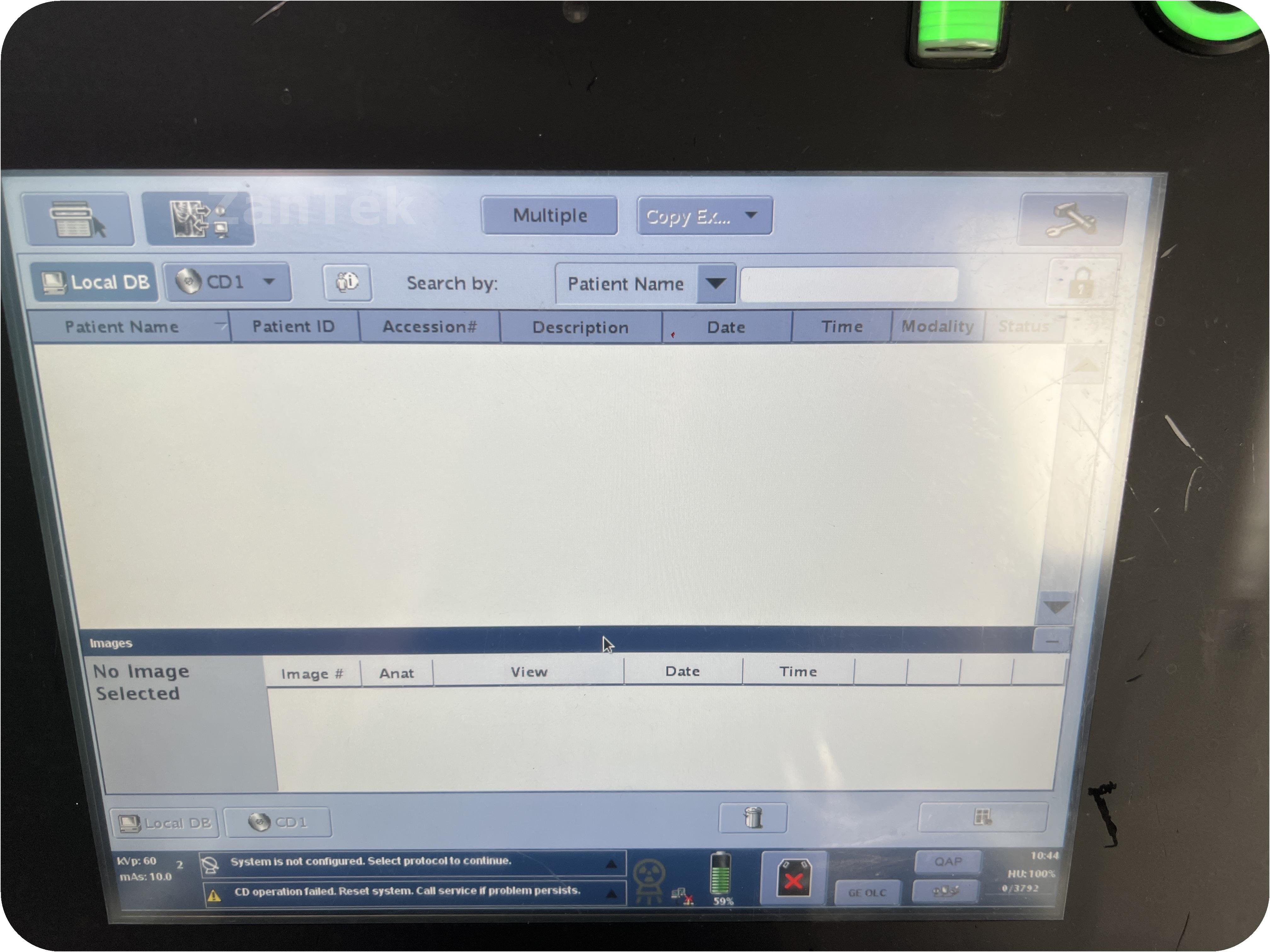 Zantek Medical - 314599-GE Optima XR220 Digital Portable X-Ray Machine