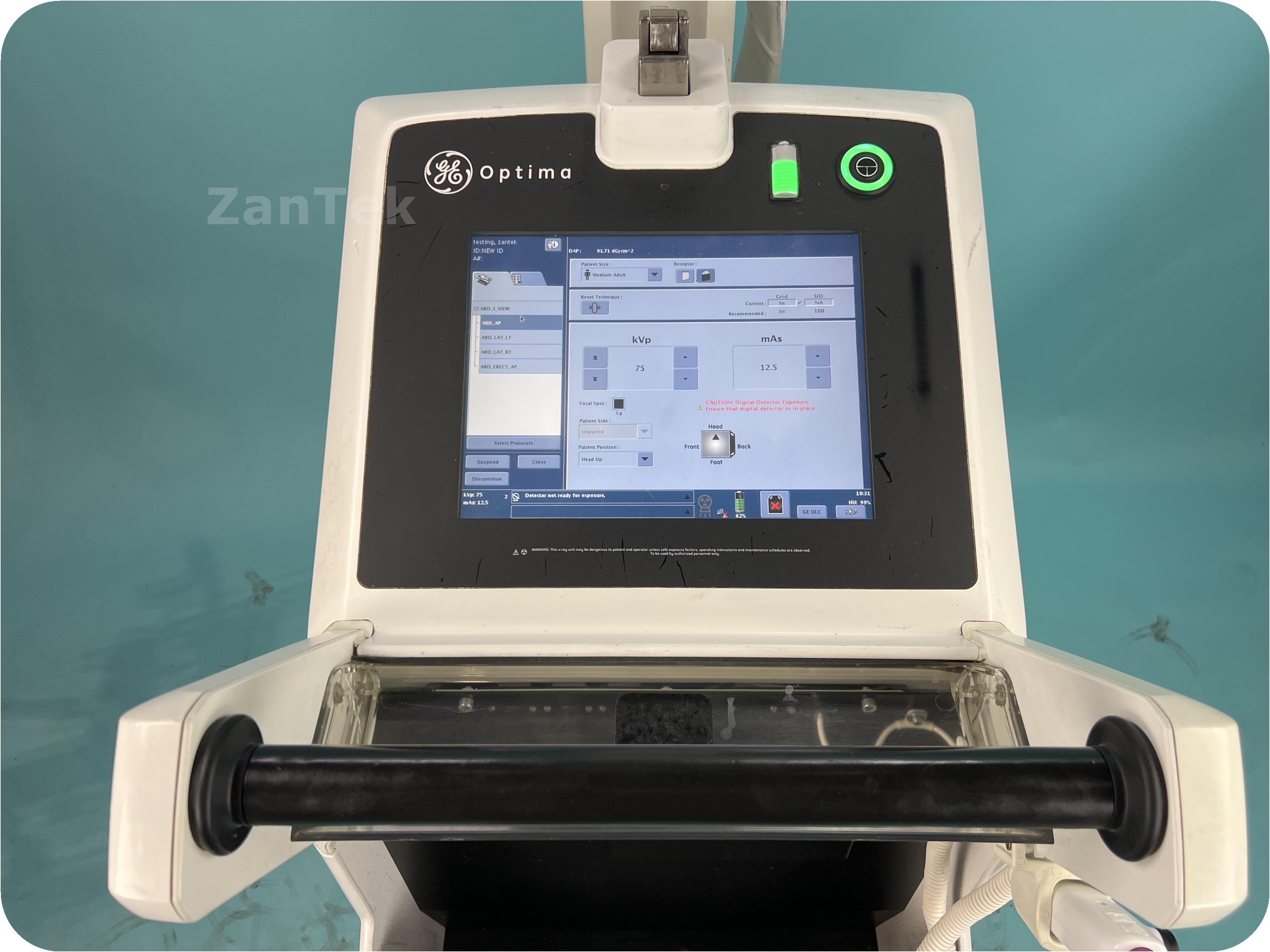 Zantek Medical - 314599-GE Optima XR220 Digital Portable X-Ray Machine