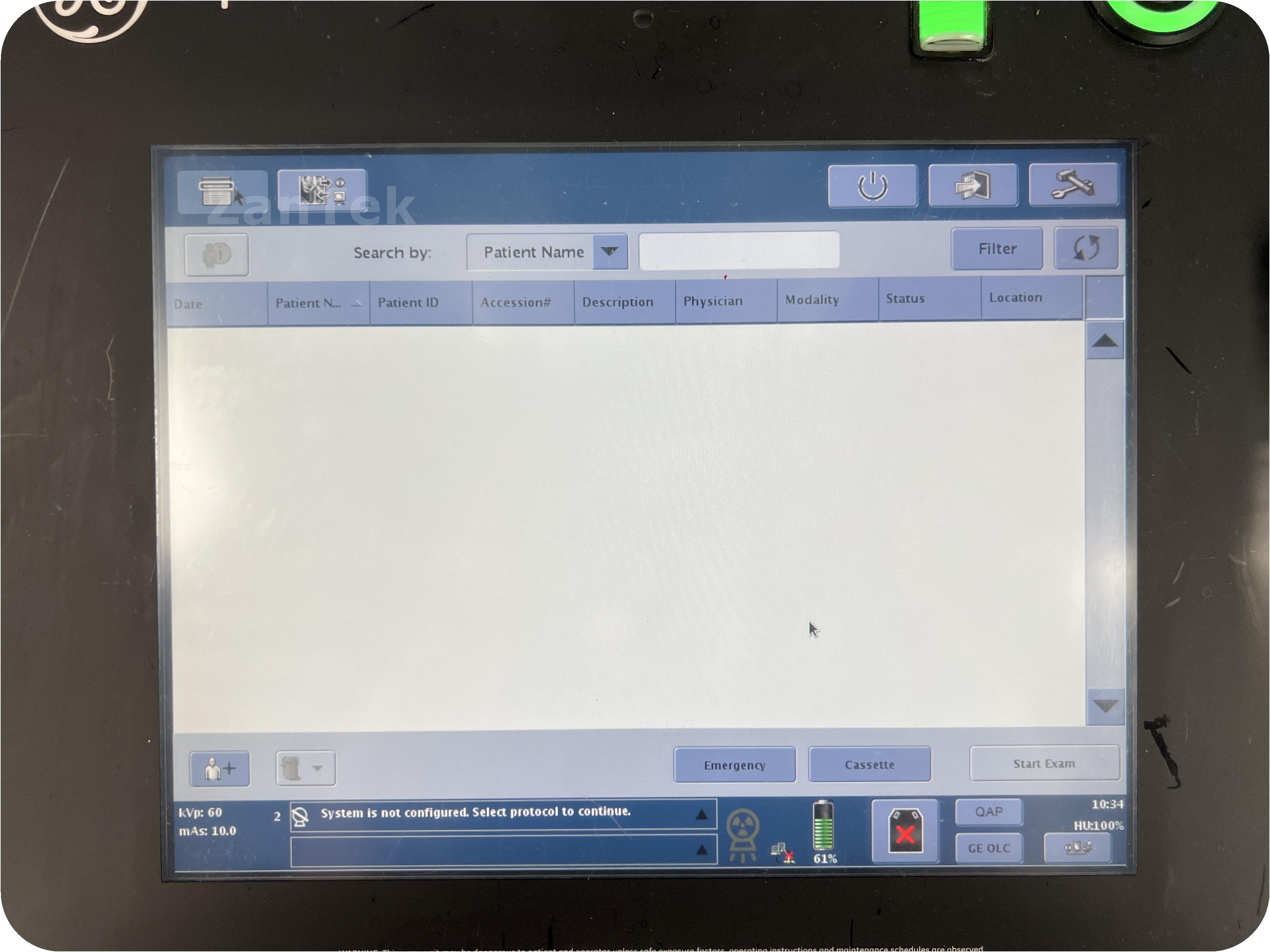 Zantek Medical - 314599-GE Optima XR220 Digital Portable X-Ray Machine