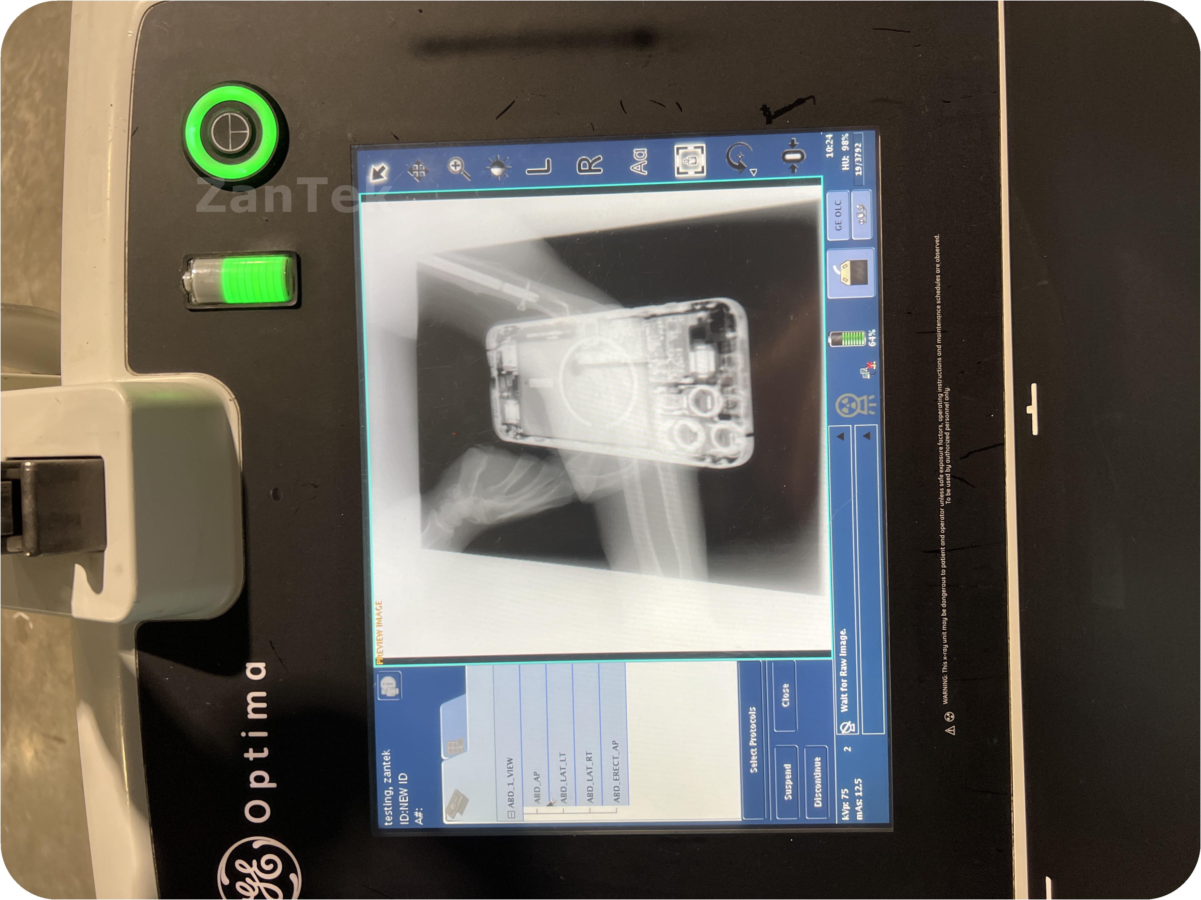 Zantek Medical - 314599-GE Optima XR220 Digital Portable X-Ray Machine