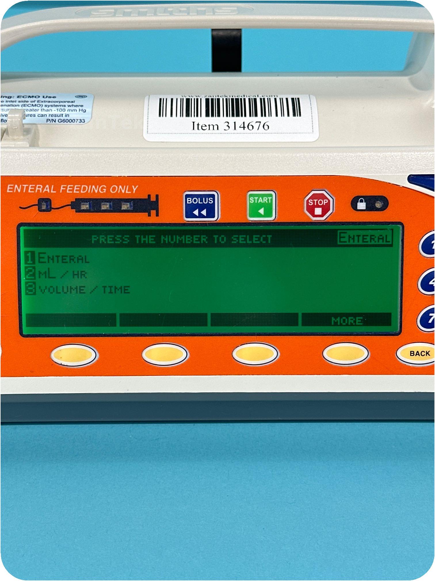 Zantek Medical - 314676-Smiths Medical Medfusion 3500 Syringe Infusion Pump