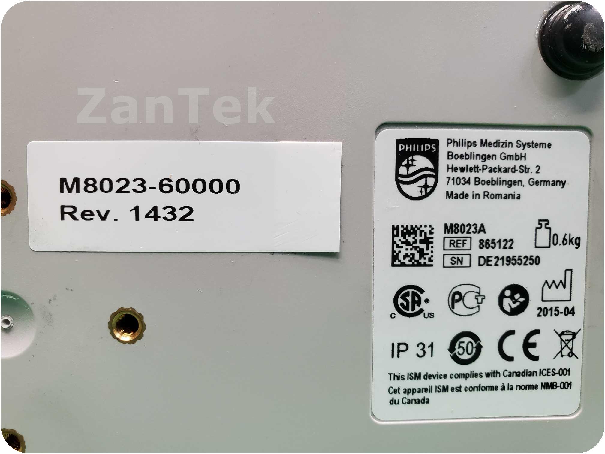 Zantek Medical - 315628-Philips IntelliVue M8023A X2 MMS Charger