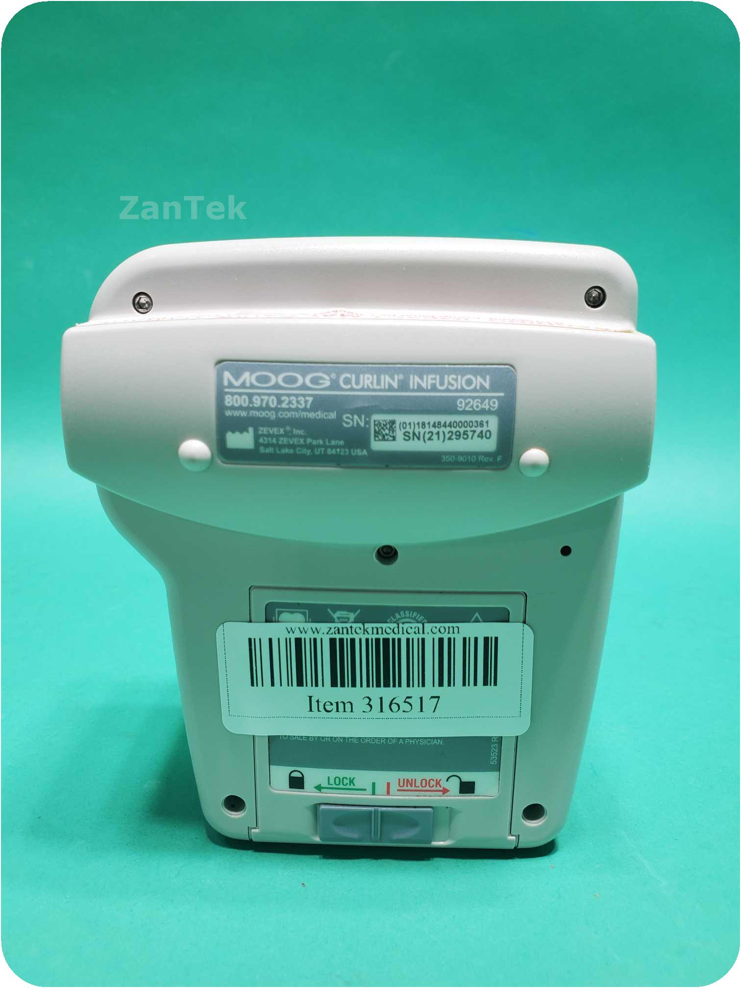 Zantek Medical - 316517-Moog Curlin 6000 CMS Infusion Pump