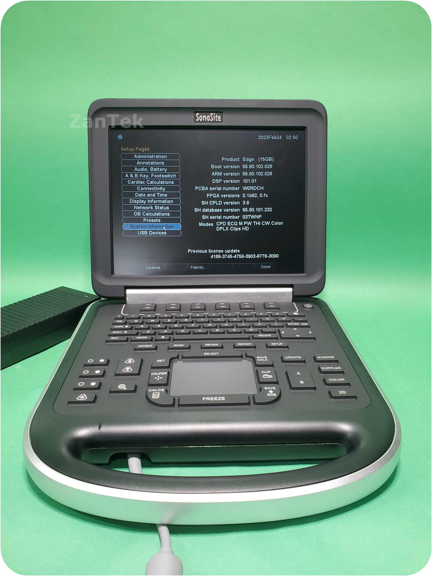 Zantek Medical - 318668-Sonosite Edge Ultrasound System