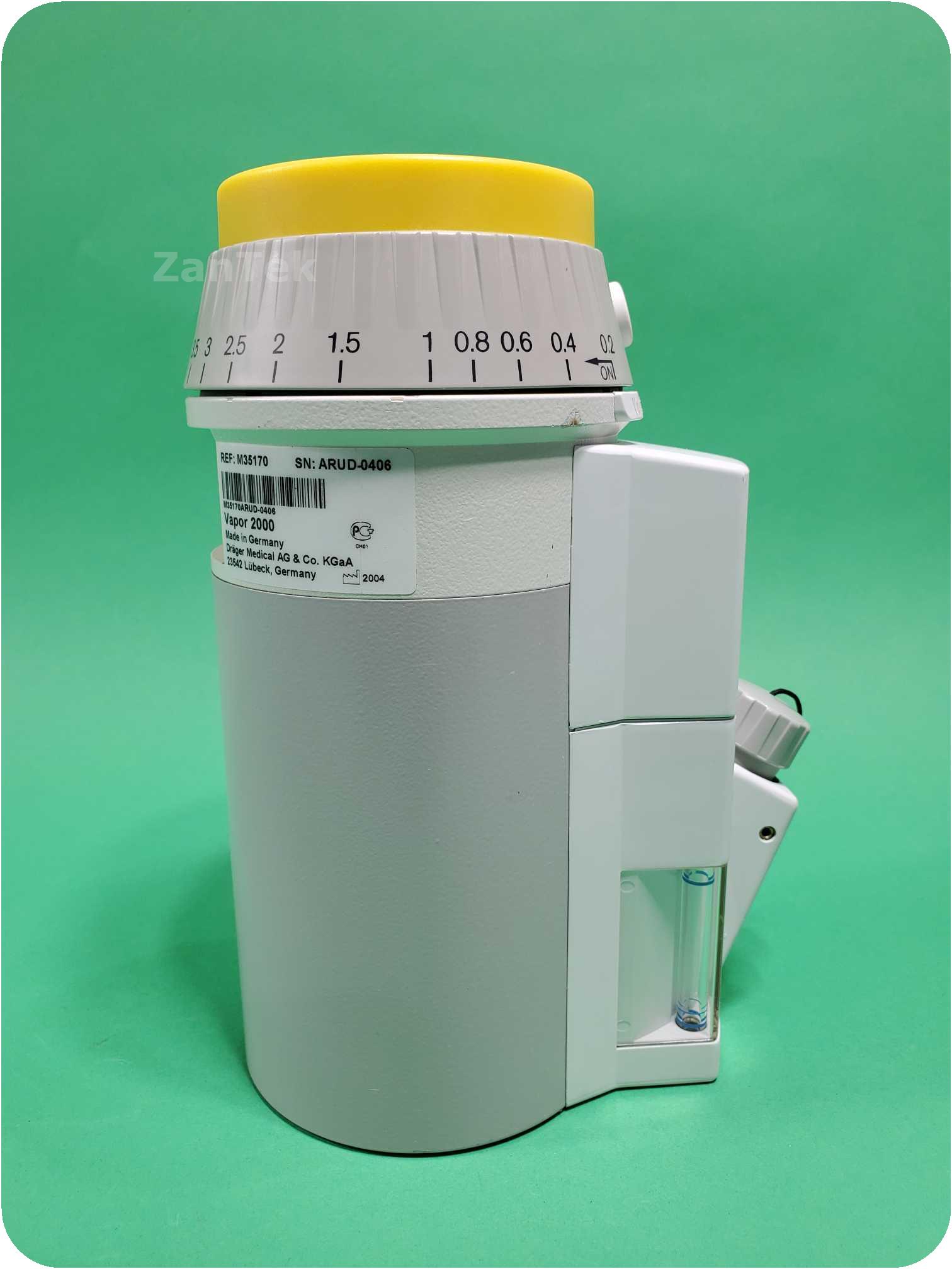 Zantek Medical - 318737-Drager Vapor 2000 Sevoflurane Anesthesia Vaporizer