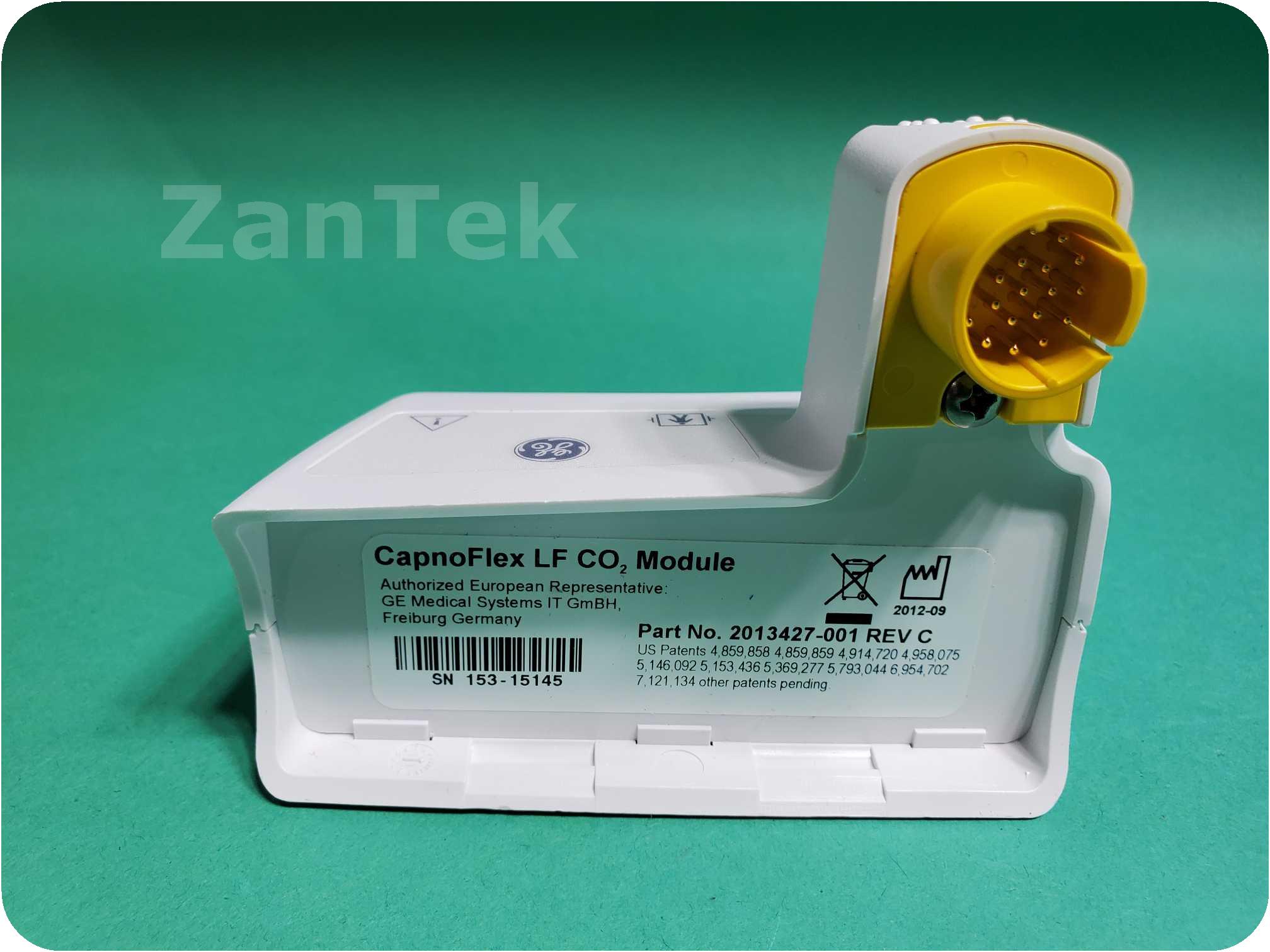 Zantek Medical - 320107-GE Medical CapnoFlex LF 2013427-001 CO2 ...