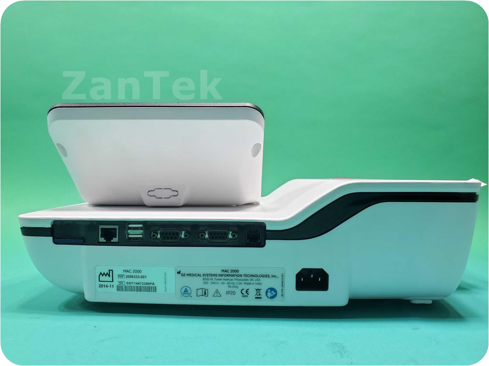 Zantek Medical - 320153-GE MAC 2000 12 Lead Resting EKG ECG System