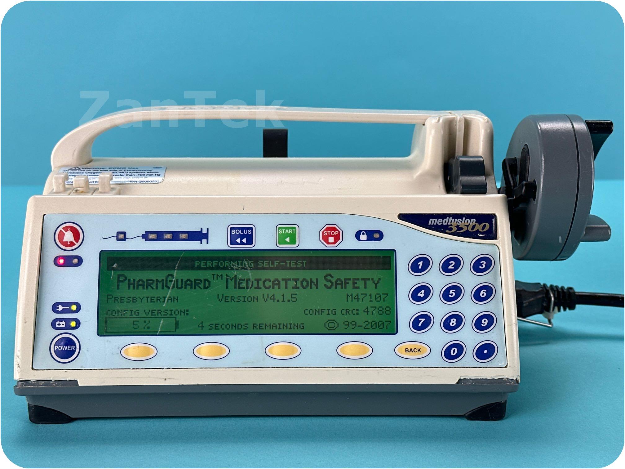 Zantek Medical - 321133-Smiths Medical Medfusion 3500 Syringe Infusion Pump