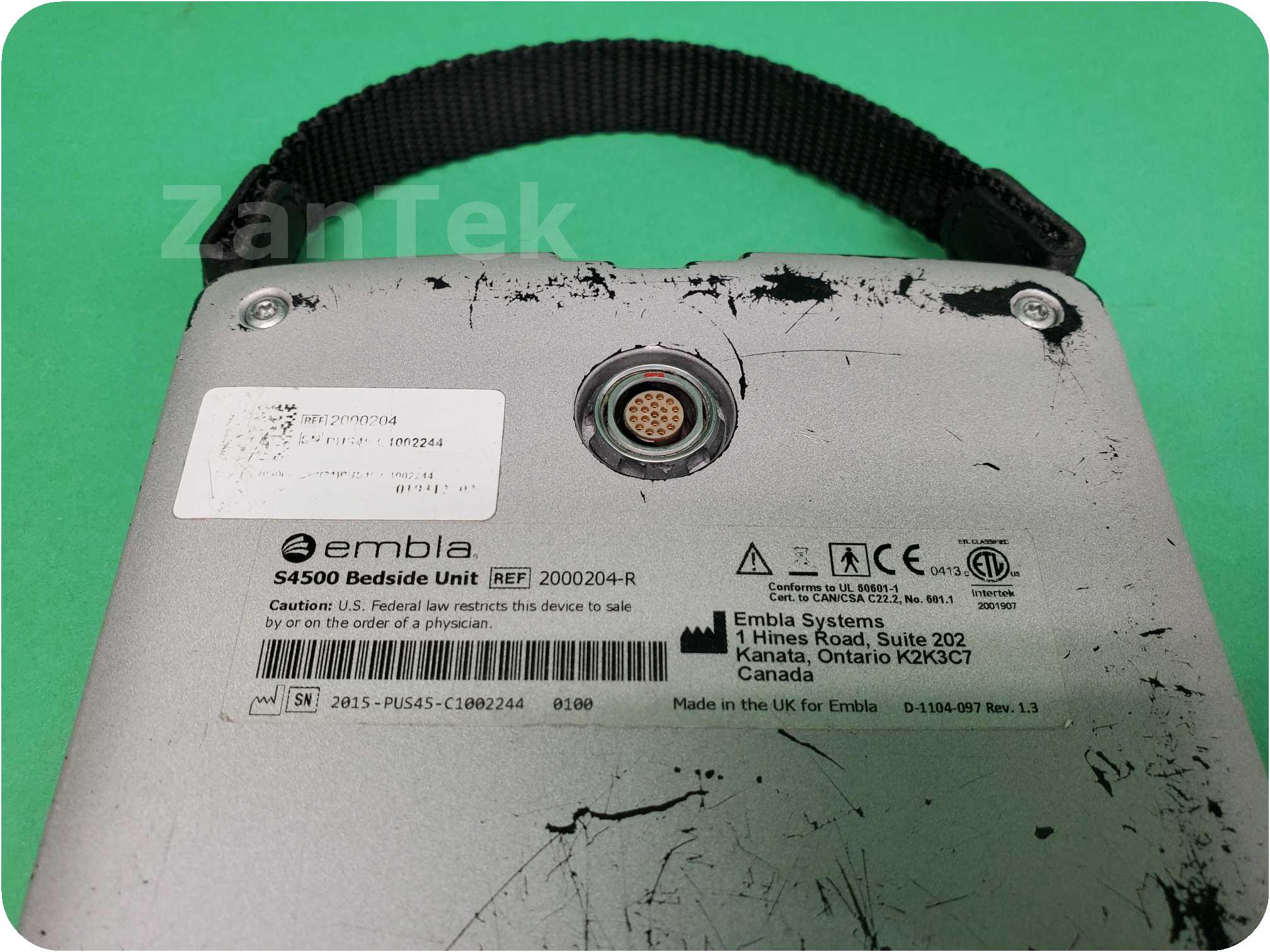 Zantek Medical - 322309-Embla S4500 Bedside Unit