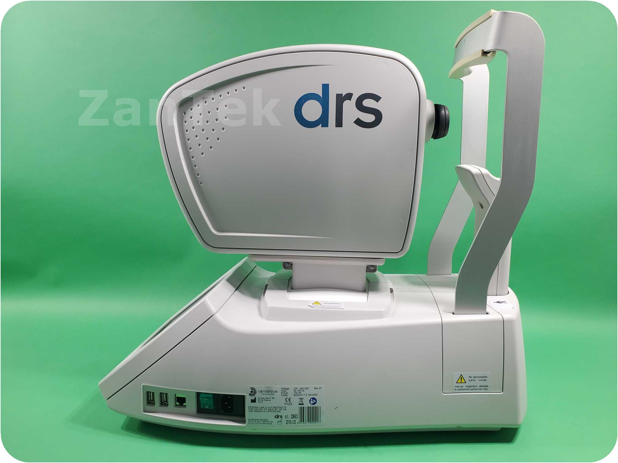 Zantek Medical - 322320-Centervue DRS Automatic Retinal Camera ...