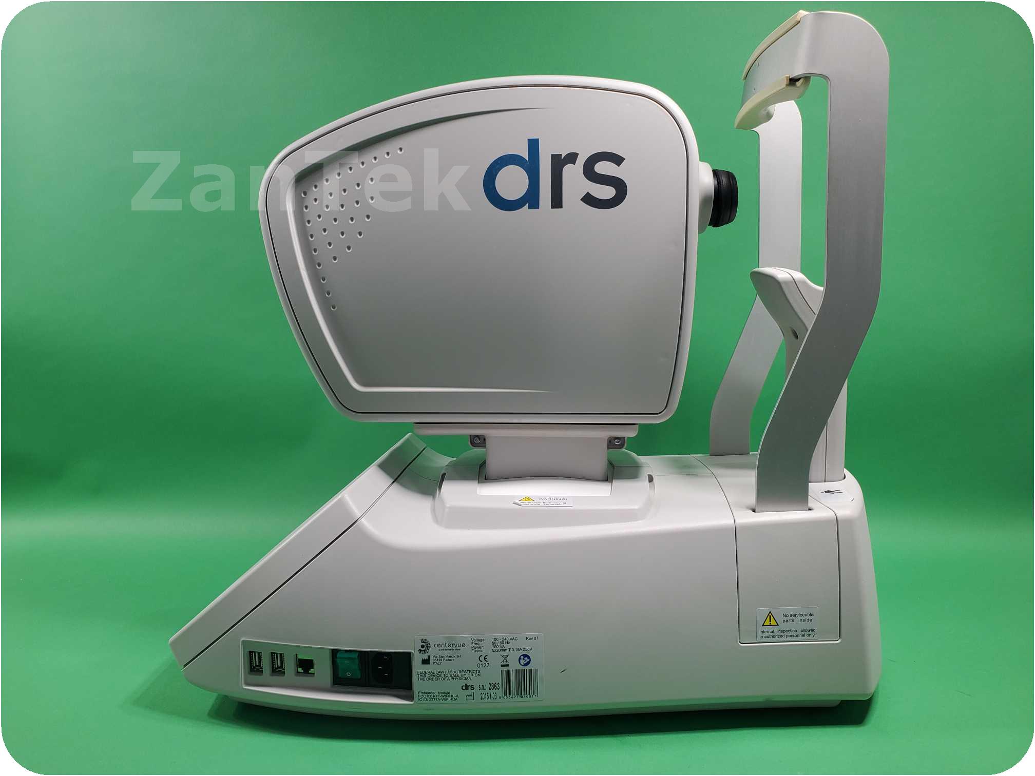 Zantek Medical - 322320-Centervue DRS Automatic Retinal Camera ...