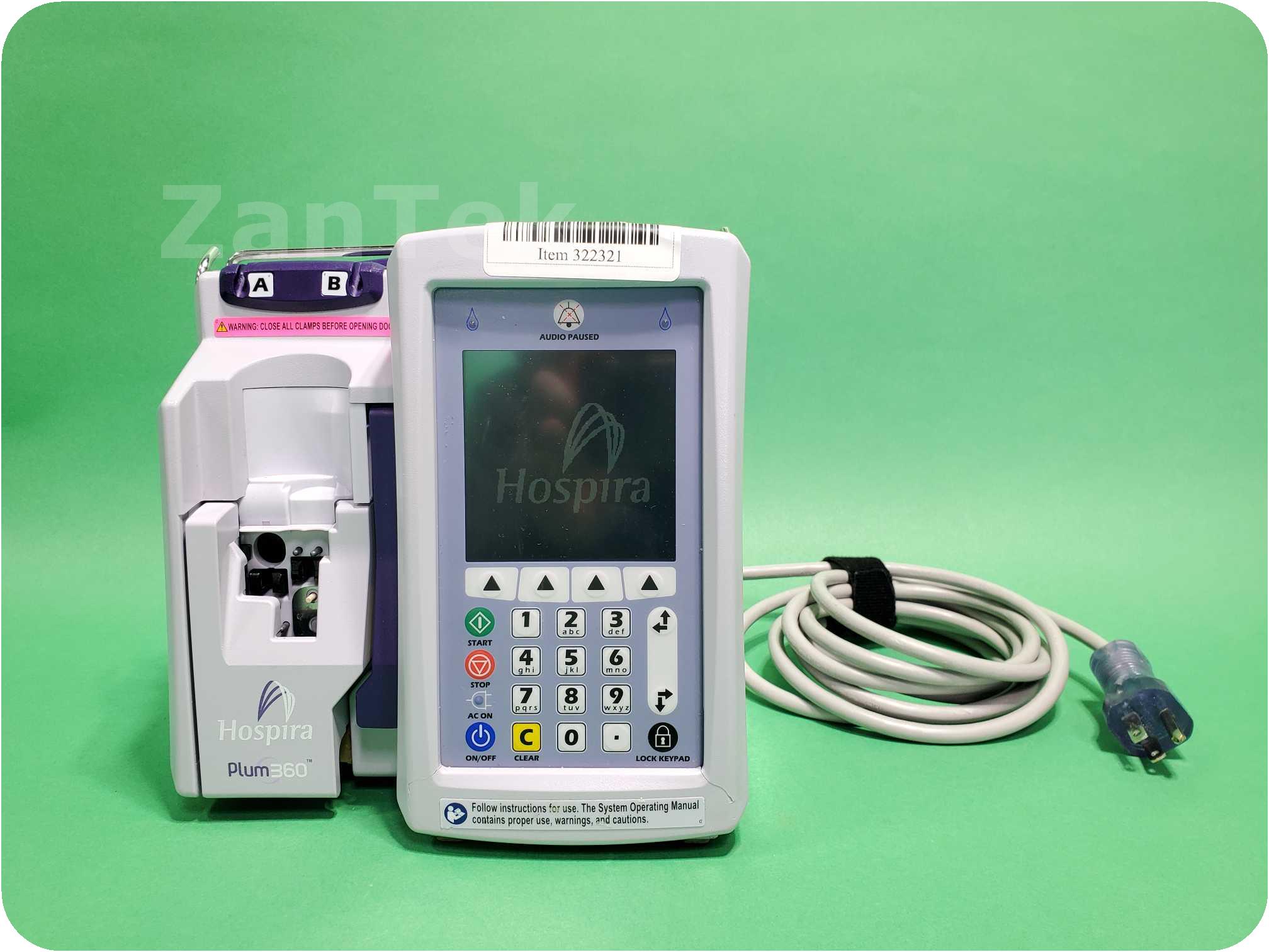 Zantek Medical - 322321-Hospira Plum360 Infusion IV Pump