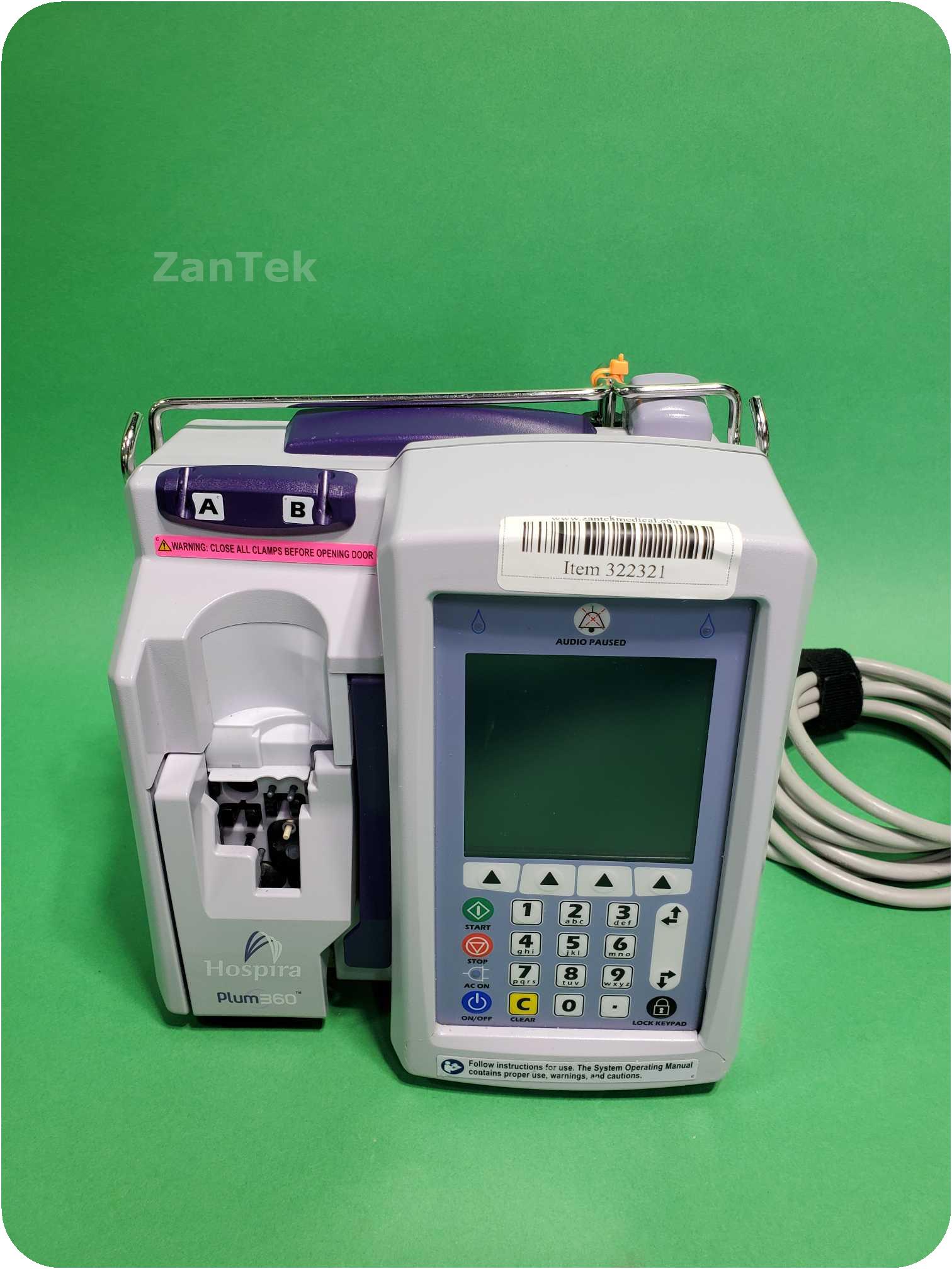 Zantek Medical - 322321-Hospira Plum360 Infusion IV Pump