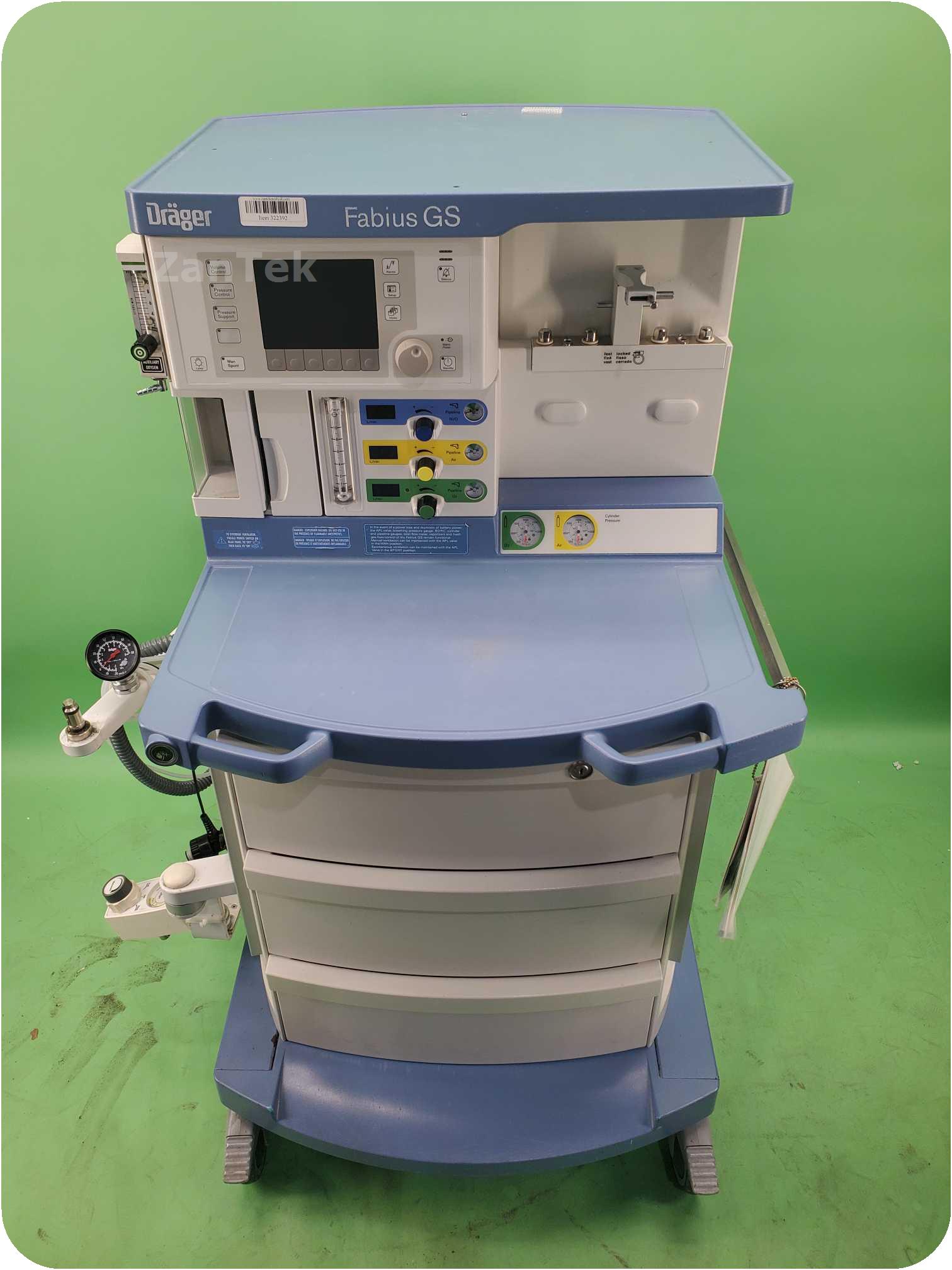 Zantek Medical - 322392-Drager Fabius GS Anesthesia Machine
