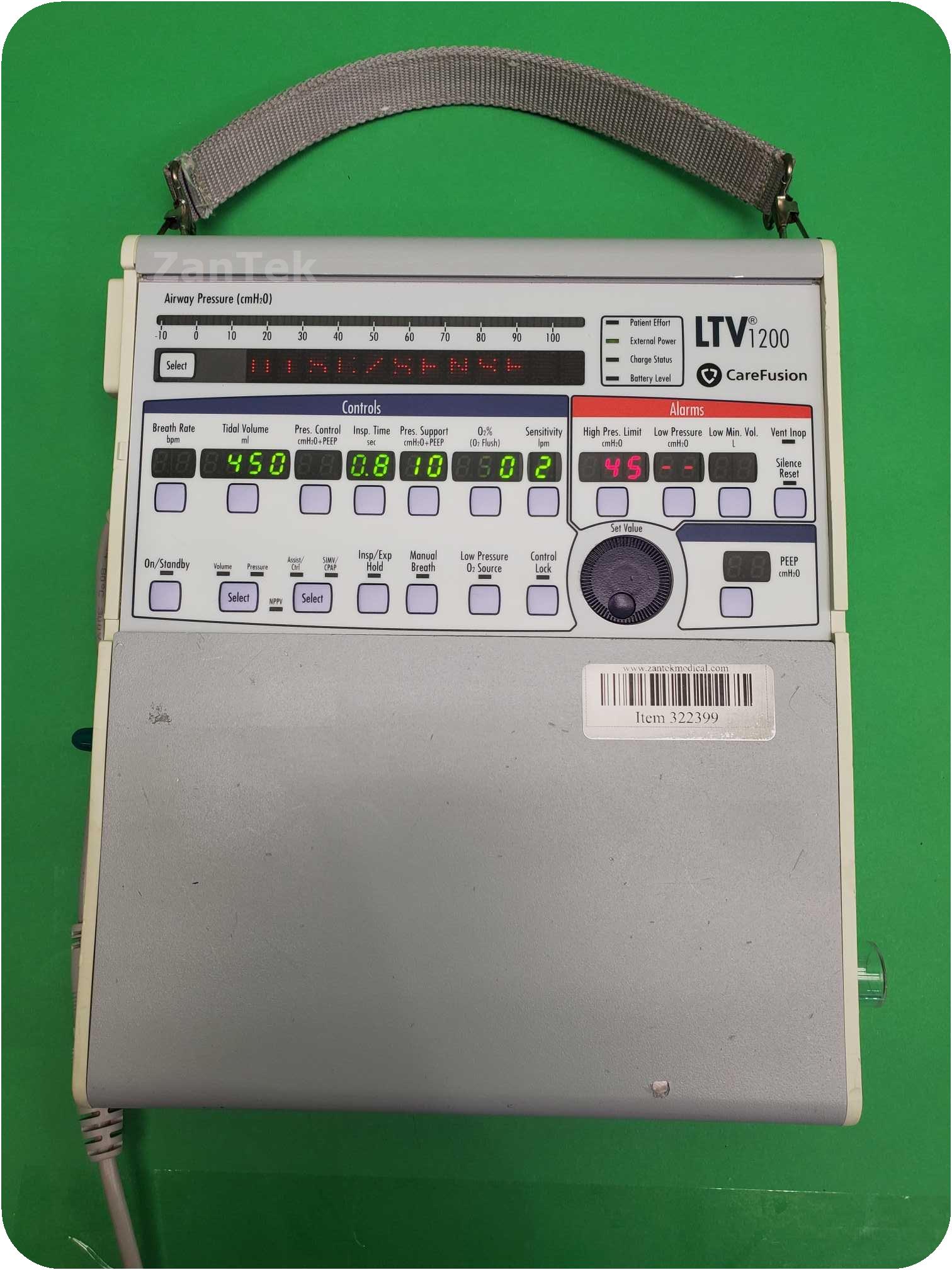 Zantek Medical - 322399-Carefusion Viasys LTV 1200 Ventilator