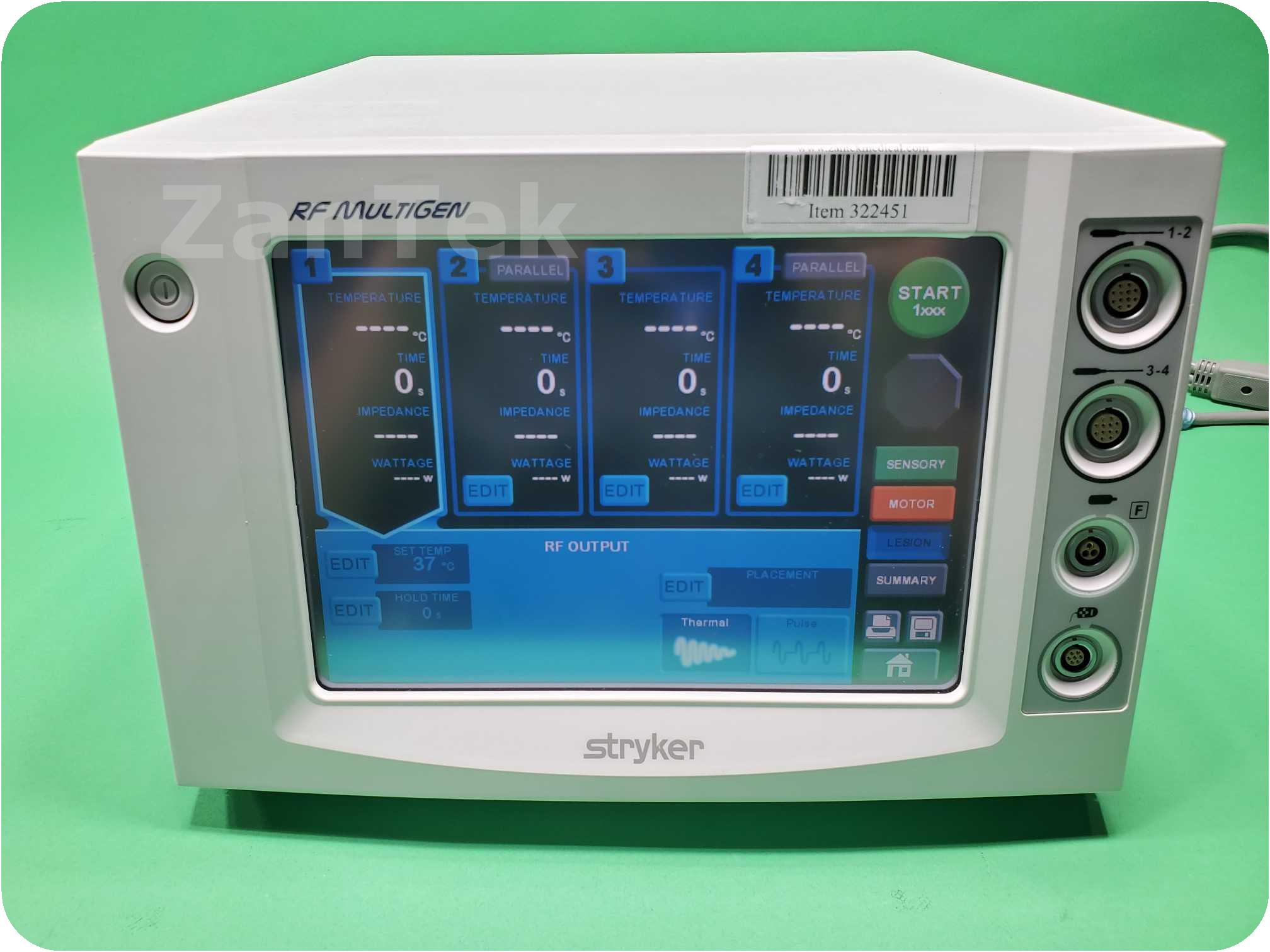 Zantek Medical - 322451-Stryker Multigen RF 406-900 Pain Management ...