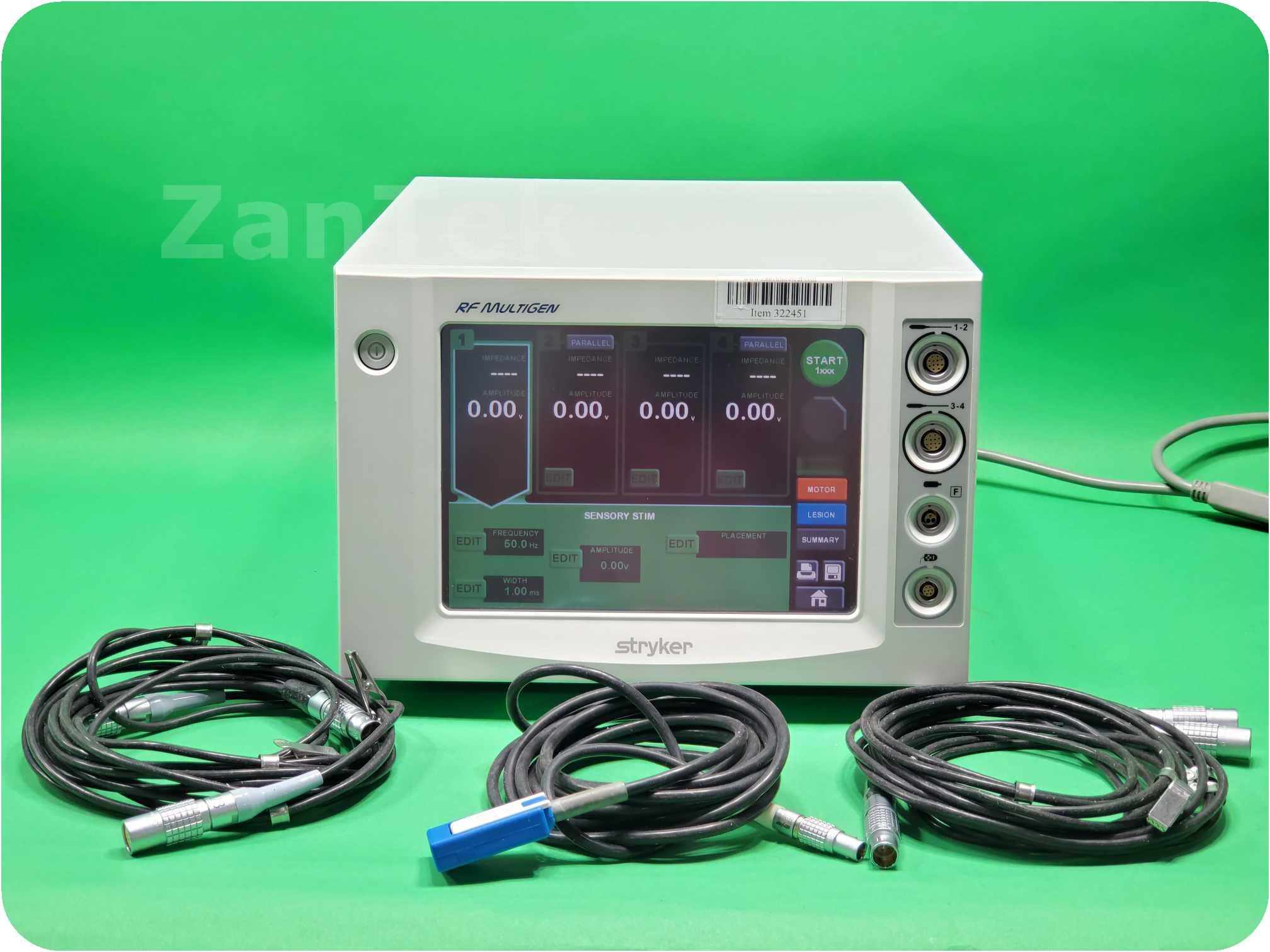 Zantek Medical - 322451-Stryker Multigen RF 406-900 Pain Management ...