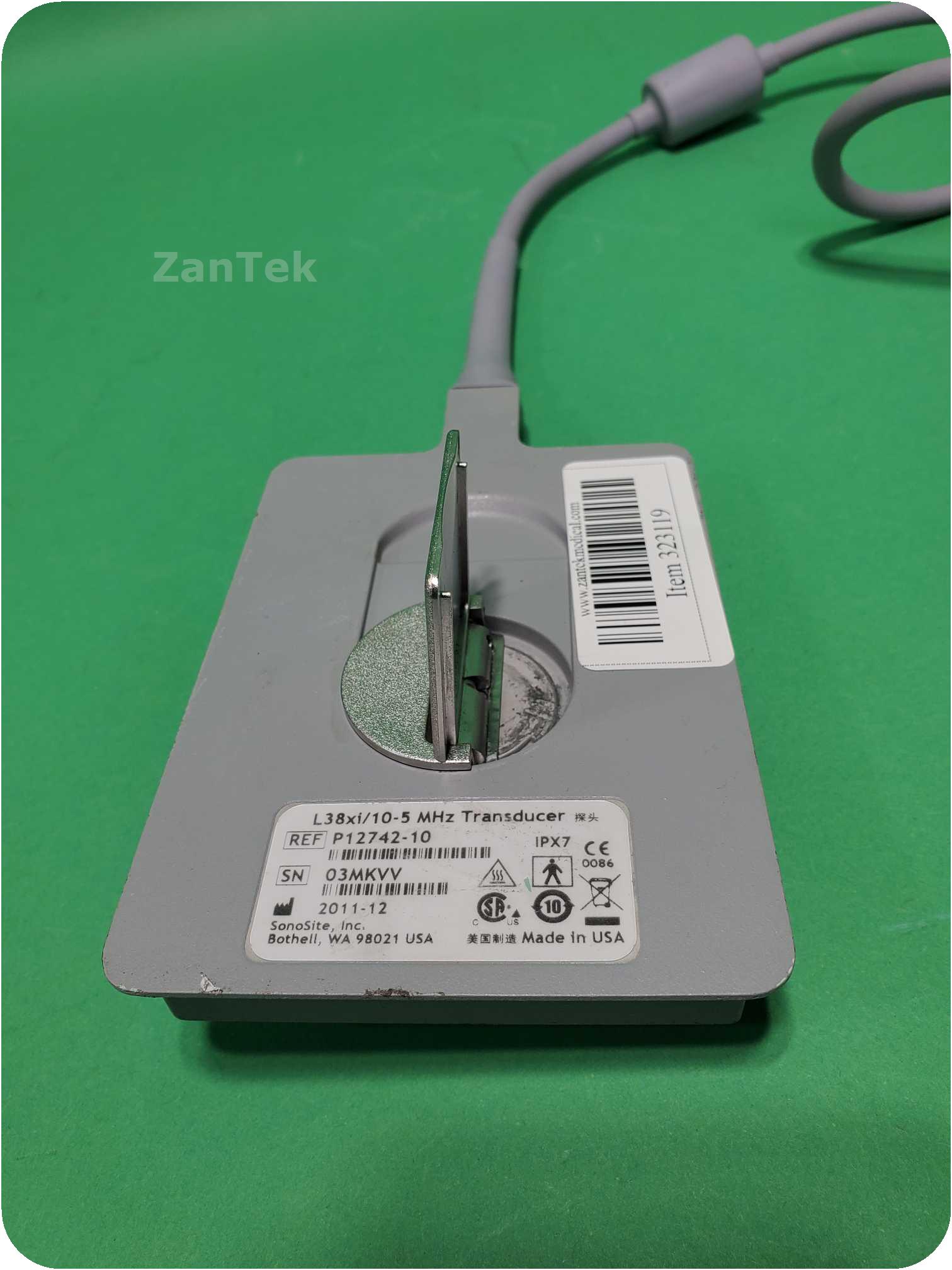 Zantek Medical - 323119-SonoSite Nanomaxx L38xi Ultrasound Transducer Probe