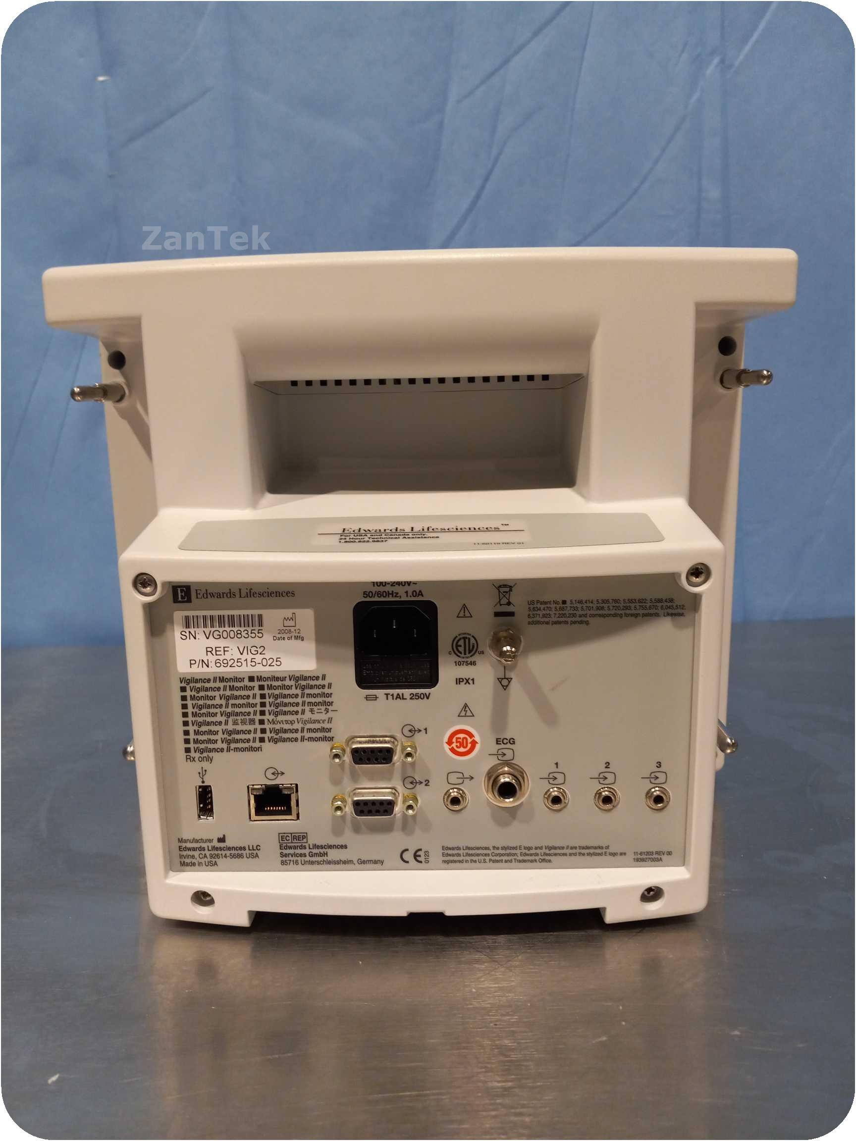 Zantek Medical - 325241-Edwards Lifesciences Vigilance ll Patient ...