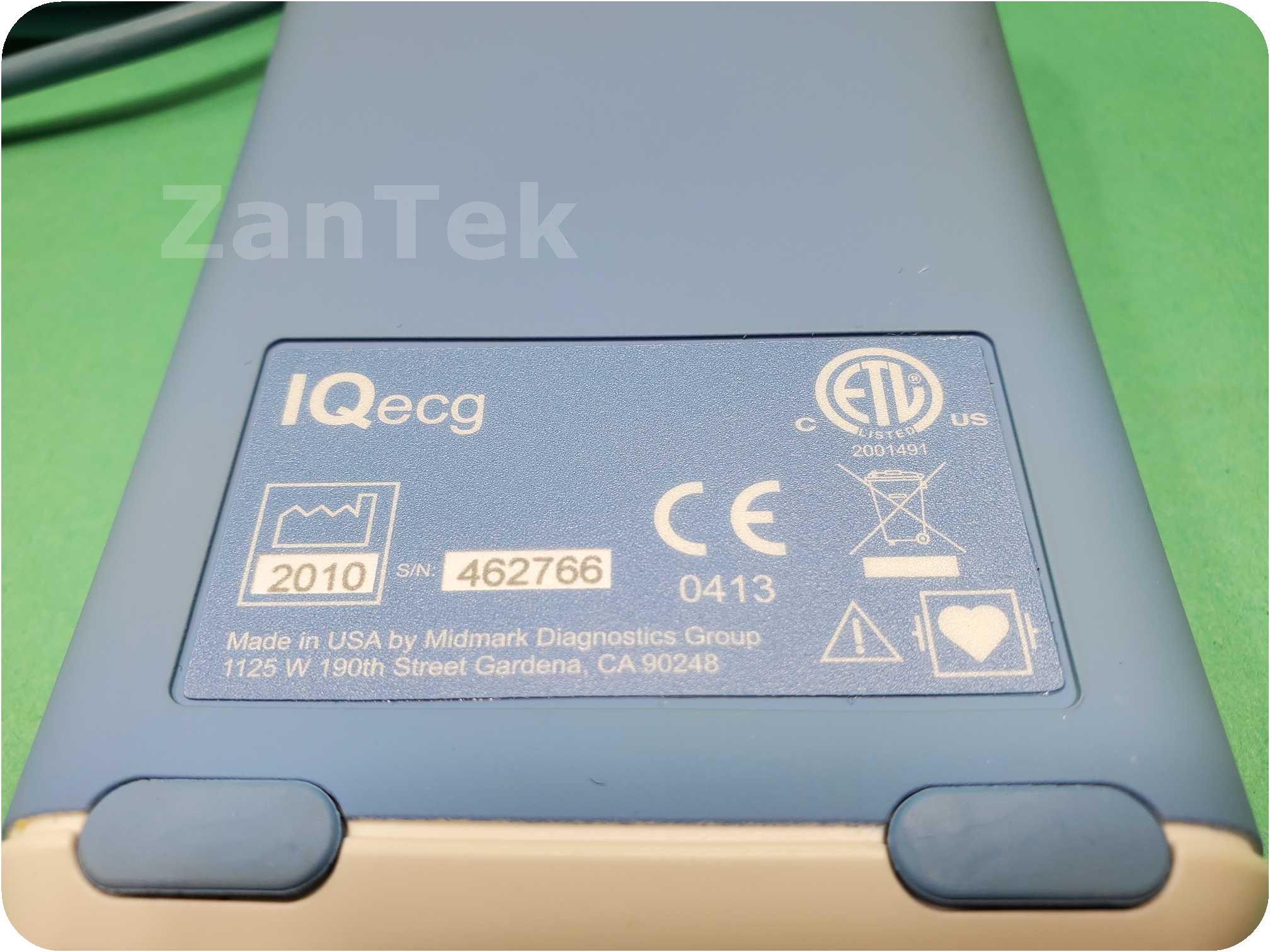Zantek Medical - 325494-Midmark IQecg Digital ECG EKG Machine